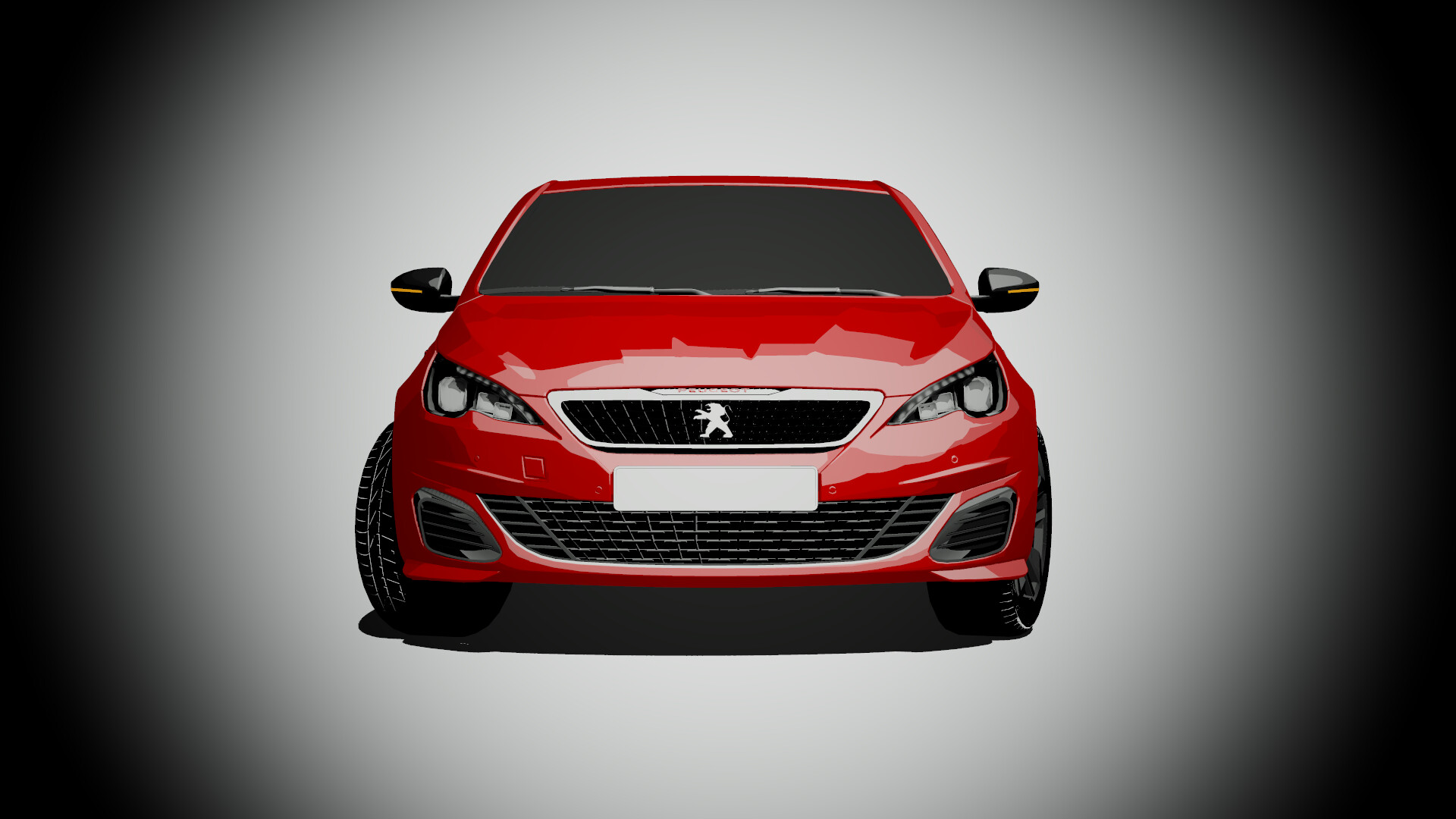 ArtStation - Peugeot 308 cartoon