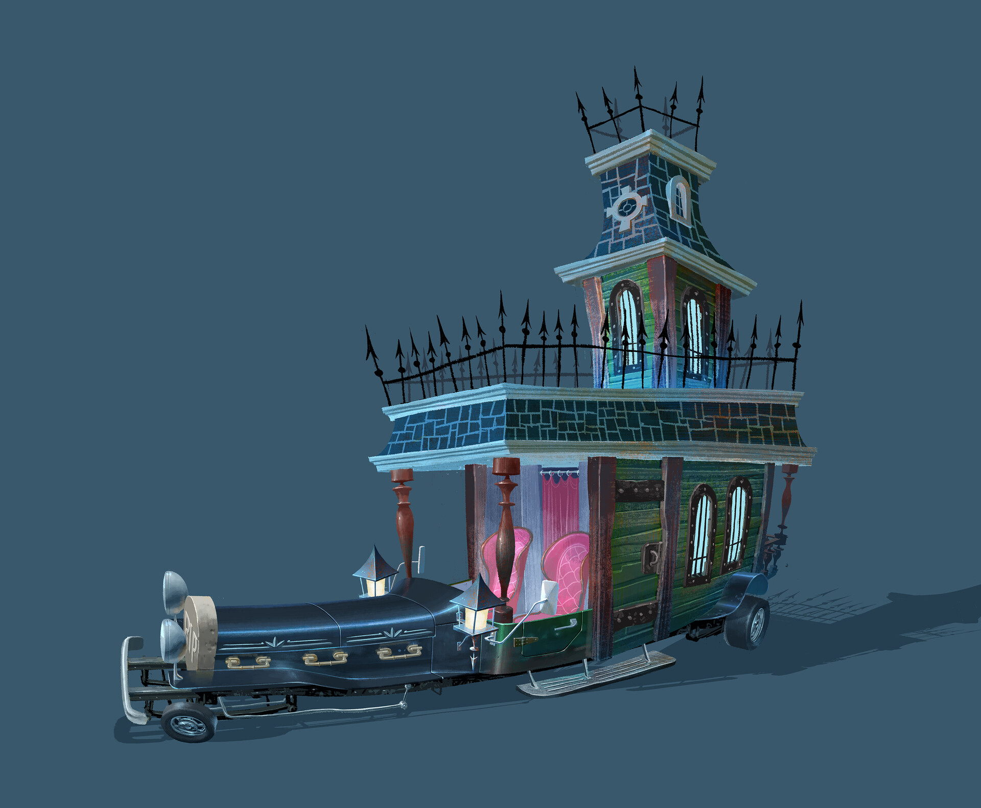 ArtStation - Addams Car