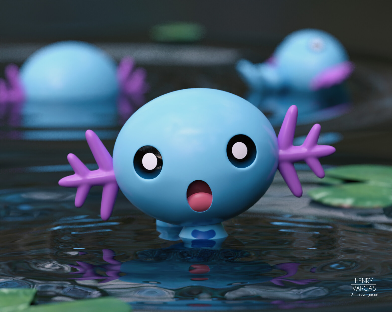 Wooper by Henry Vargas : r/ImaginaryKanto