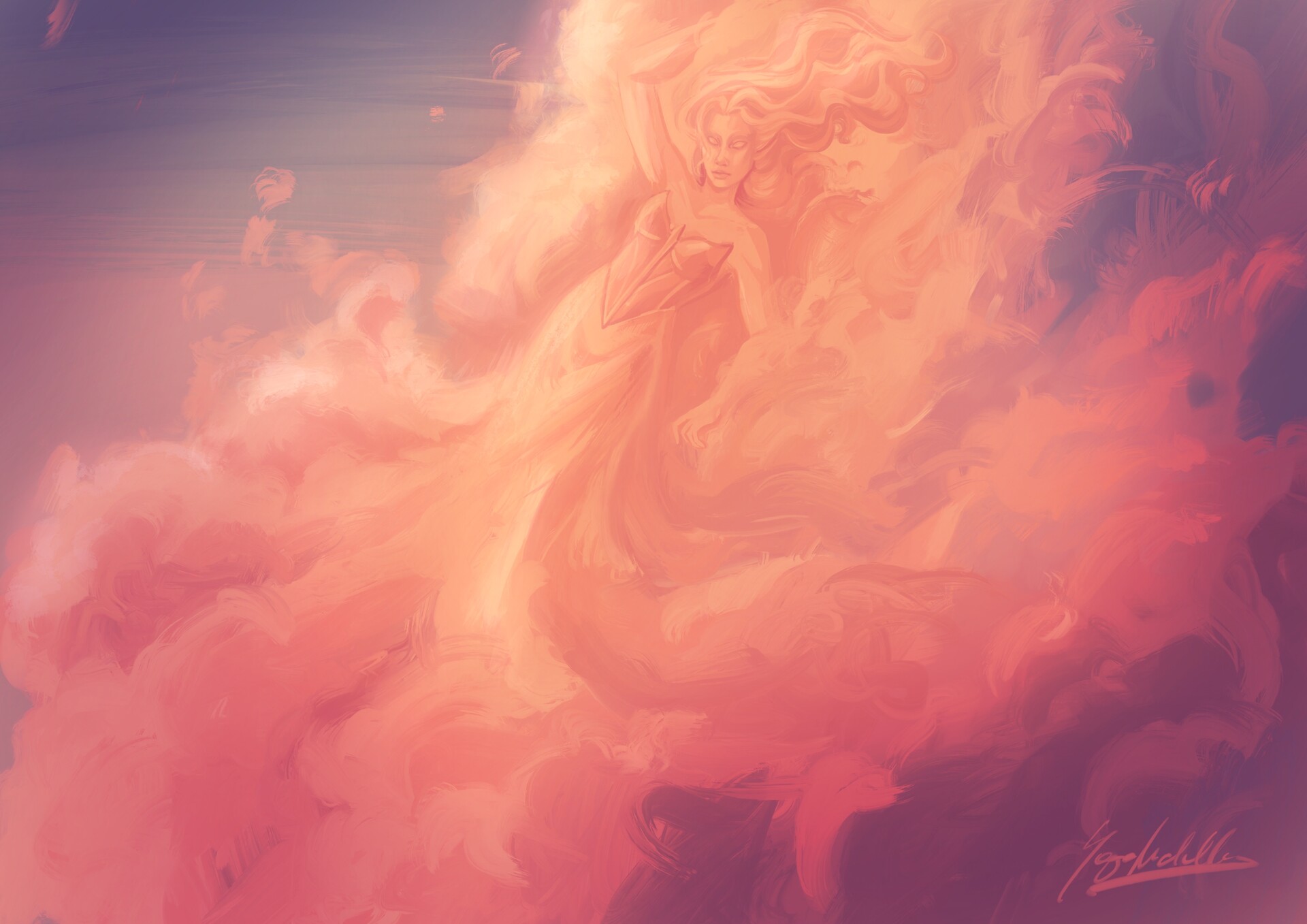 ArtStation - Cloud Lady