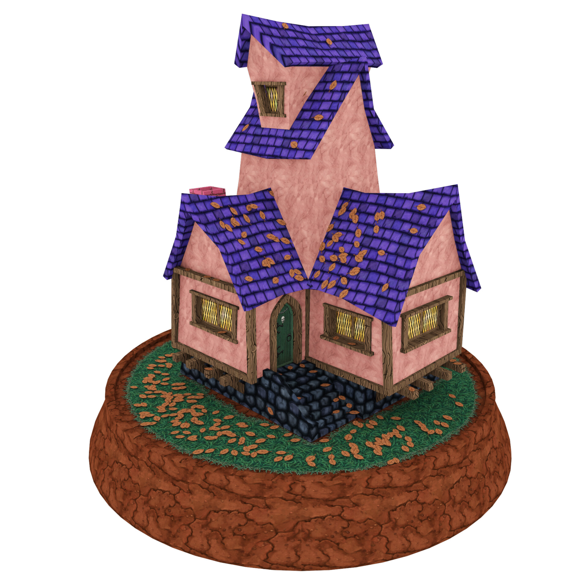 ArtStation - Stylised Witch House (Model Texturing)