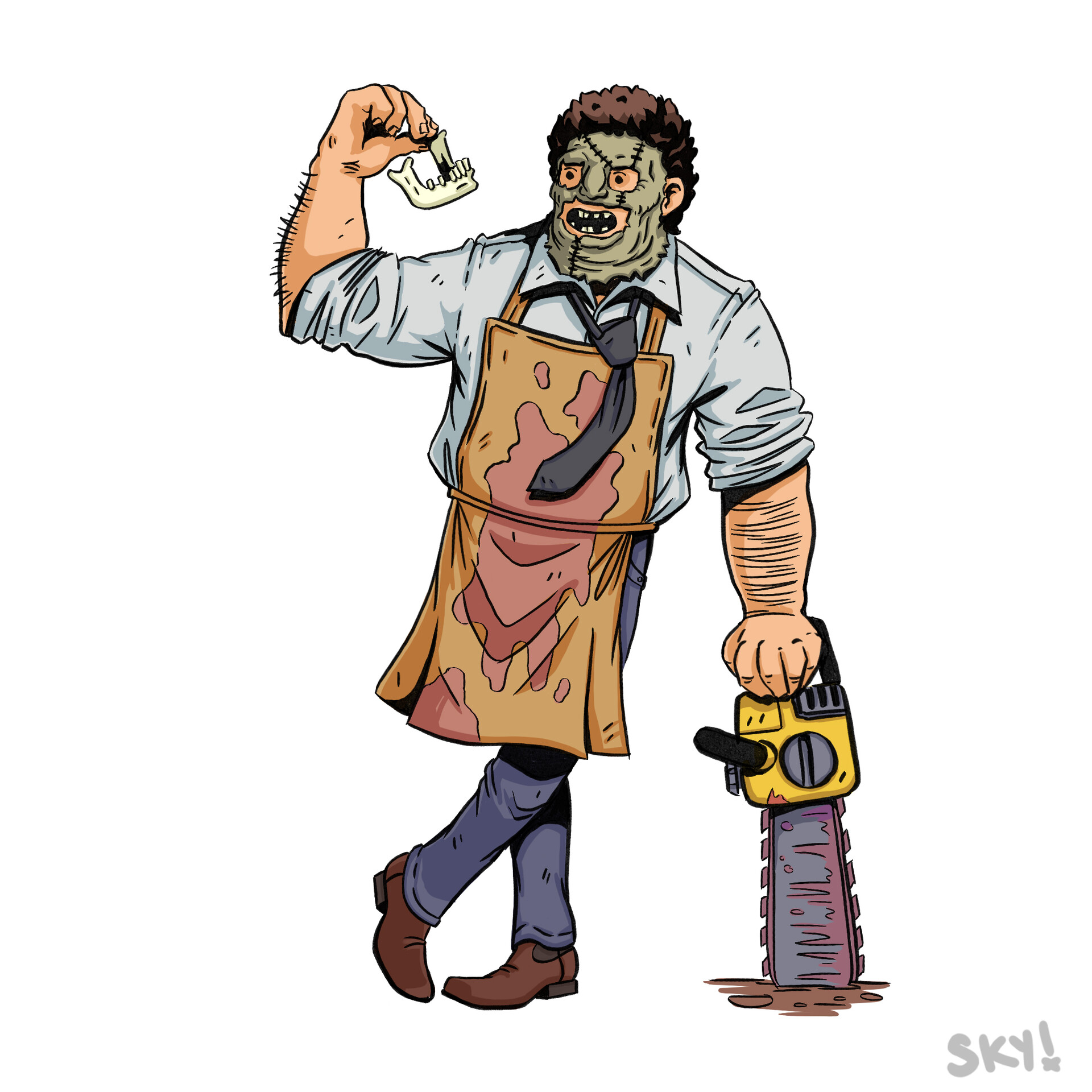Leatherface Cartoon