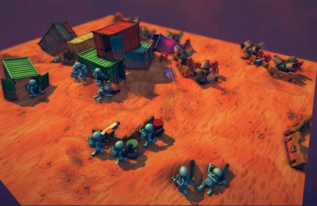 ArtStation - Mars RTS Game environment 13/05/21