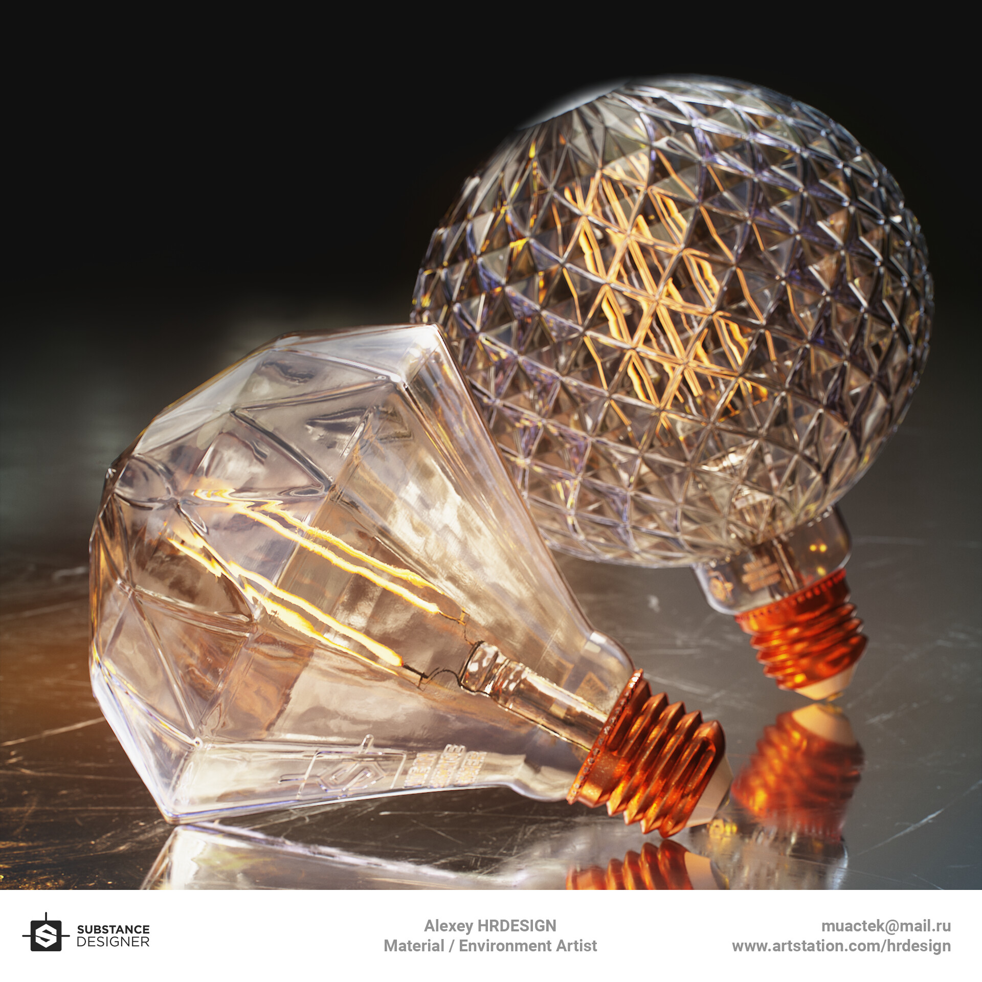 Alexey HRDesign - Luxury Lamp - Mayterials Day 12