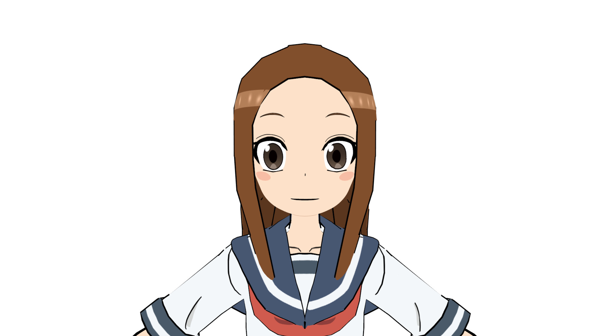 ArtStation - Takagi san 3D Model (Fan Art)