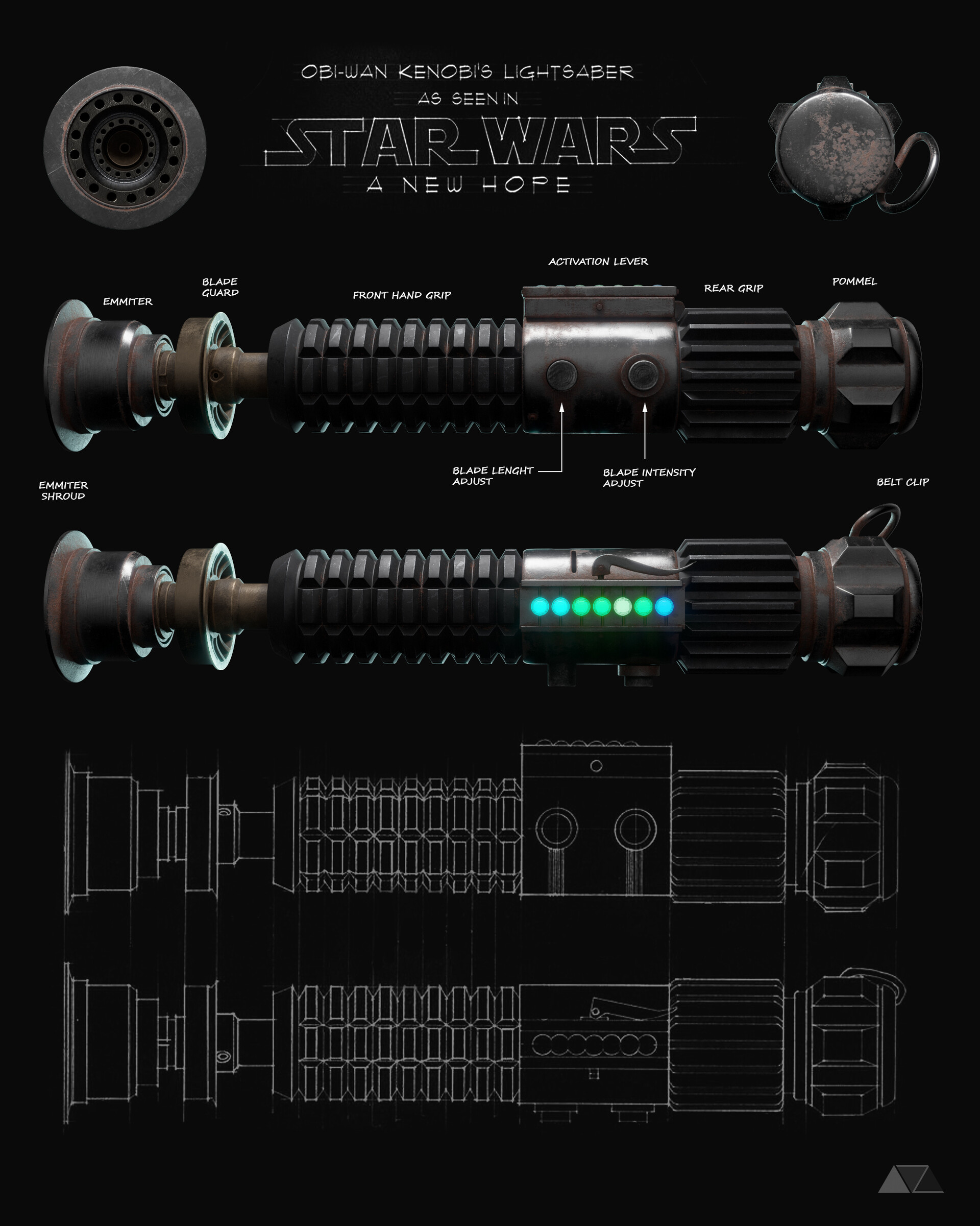 André Zopello - Light Saber - Obi-Wan Kenobi