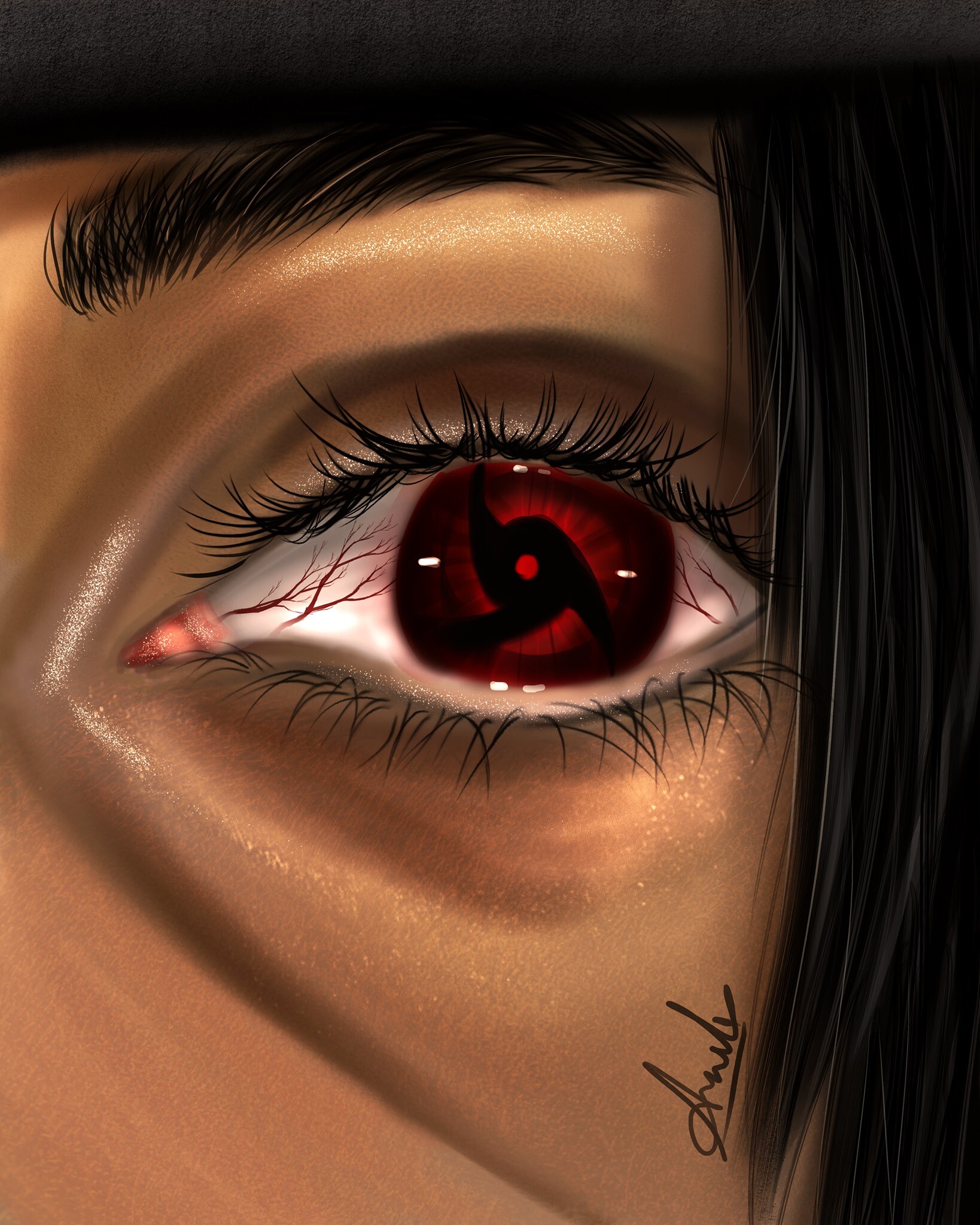 ArtStation - Itachi's eyes