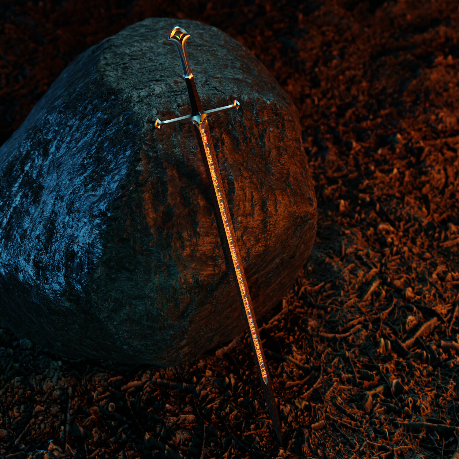 ArtStation - Andúril, Flame of the West