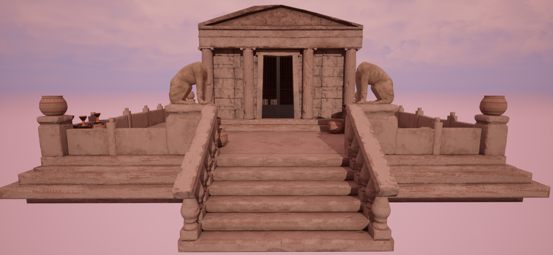 ArtStation - Creation of ancient Greek tomb