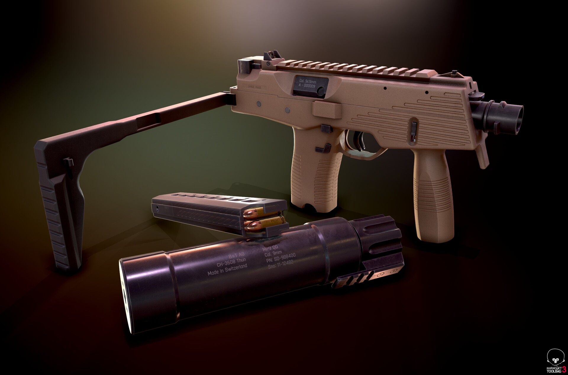 ArtStation - Brügger & Thomet MP9