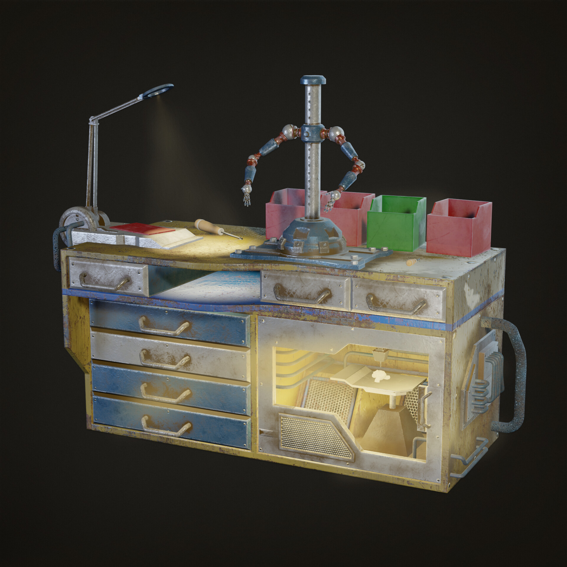 ArtStation - Cyberpunk Workbench