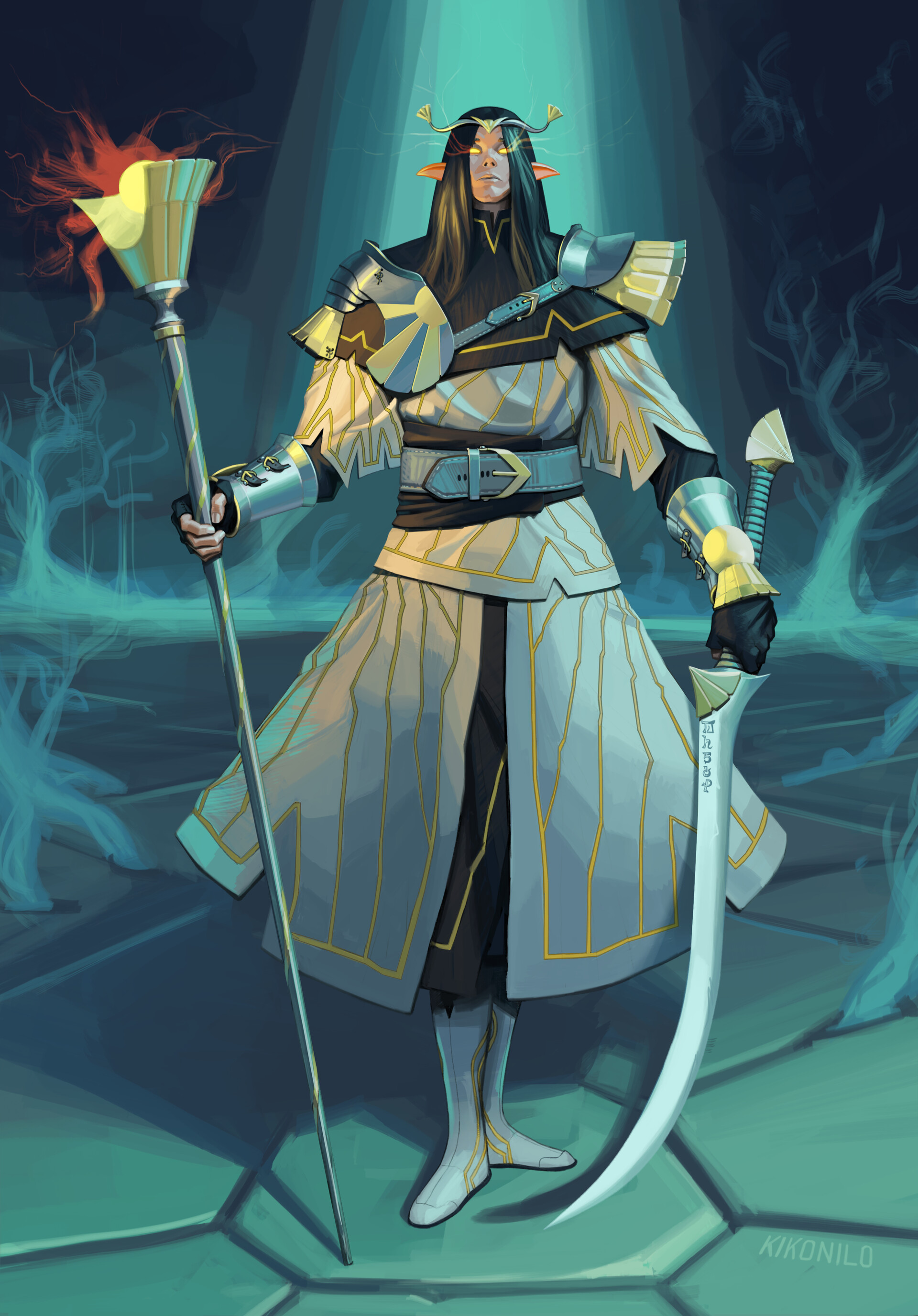 ArtStation - Elanor - Protector of the Ethereal Garden