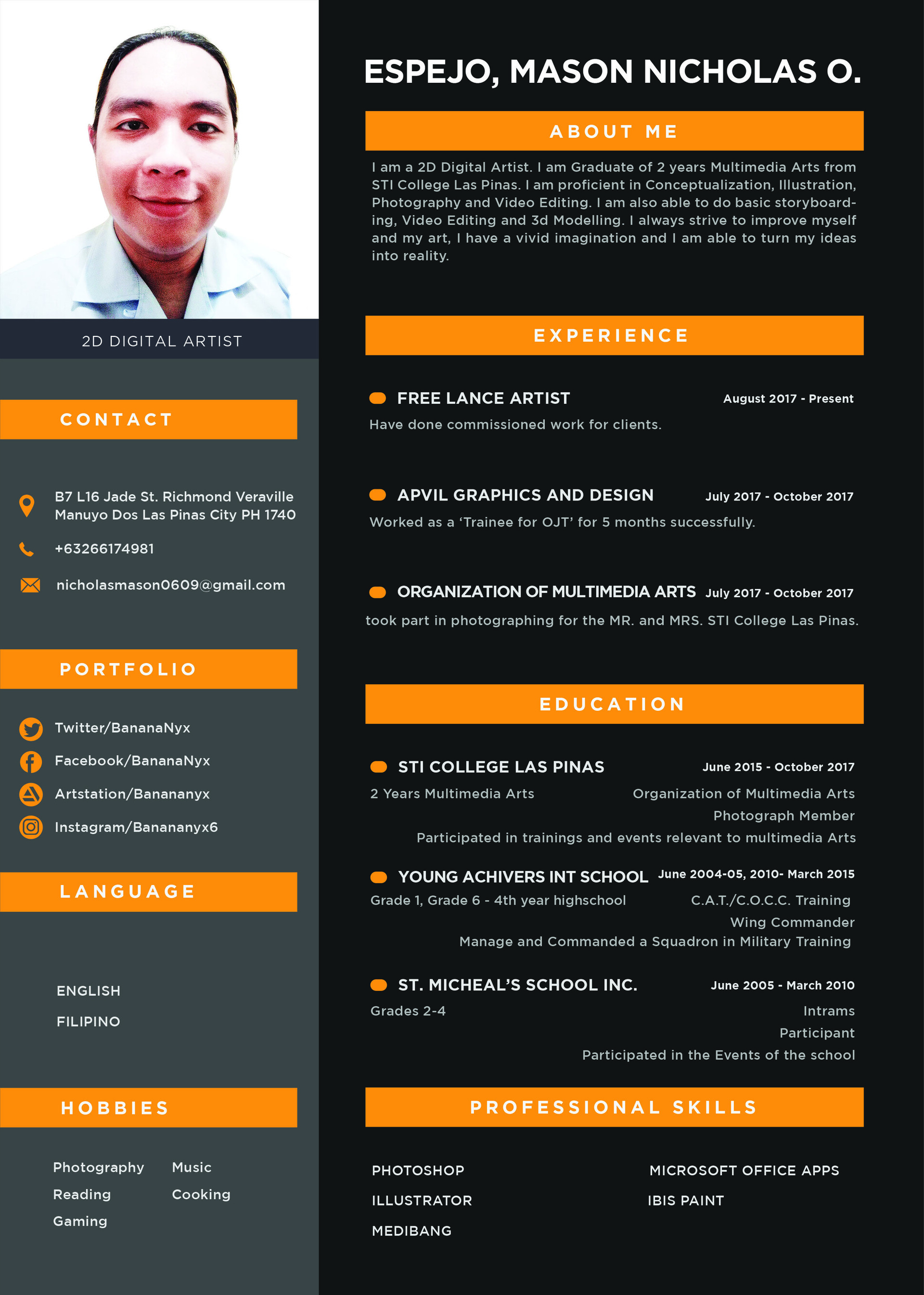 ArtStation - Online Resume for JobStreet