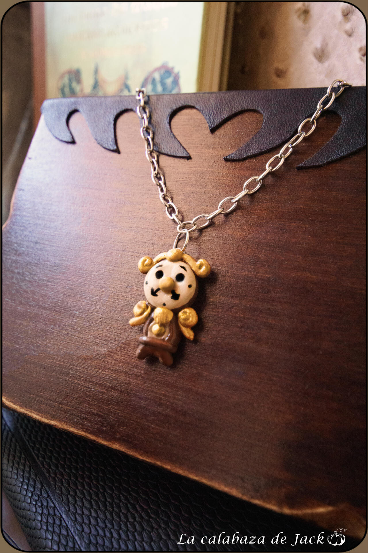 ArtStation - Cogsworth Necklace - Beauty and the Beast