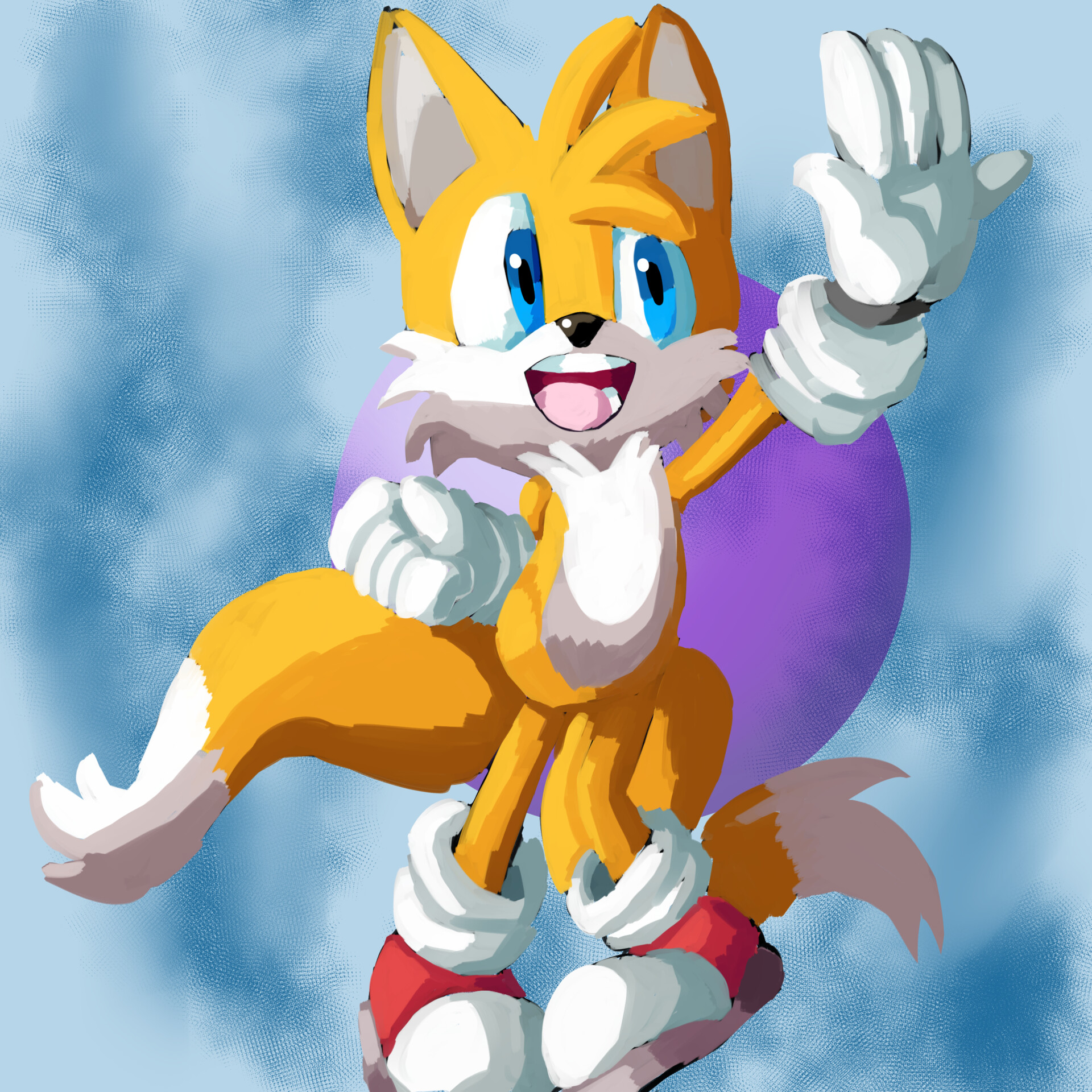 ArtStation - Tails Painting