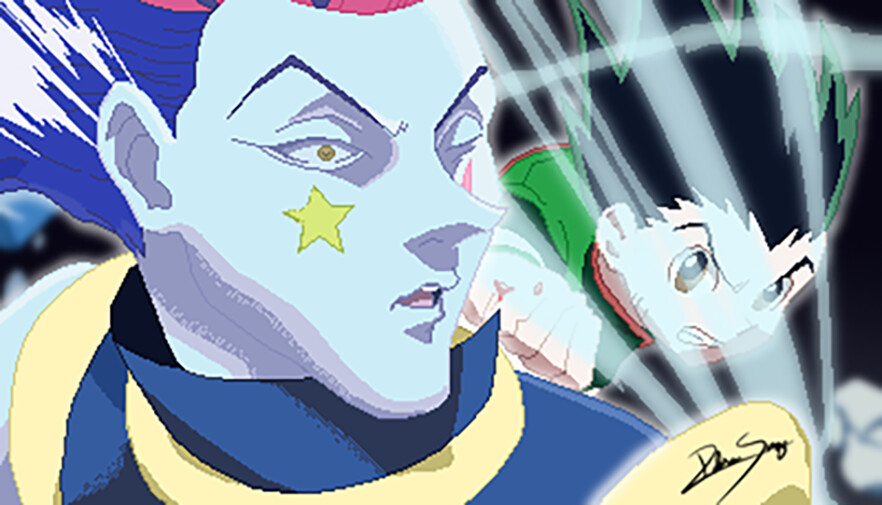 ArtStation - Hisoka x Gon Pixel