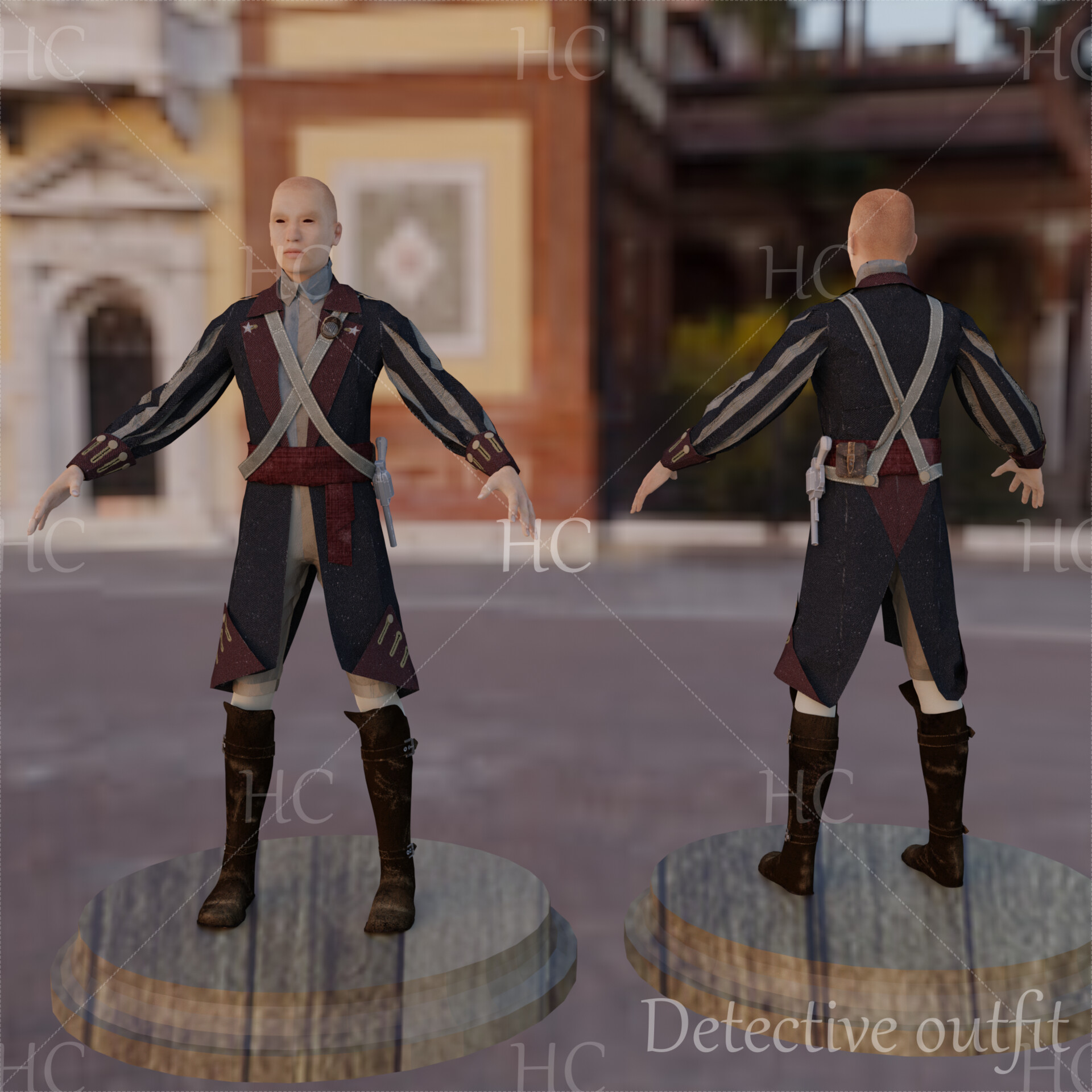 ArtStation - Detective outfit