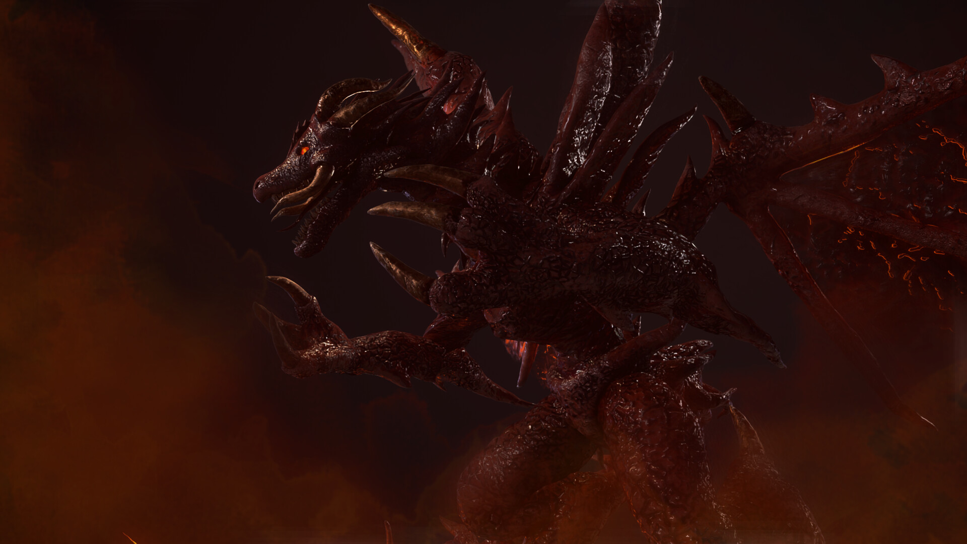 ArtStation - Fire Dragon Seh'Kthar