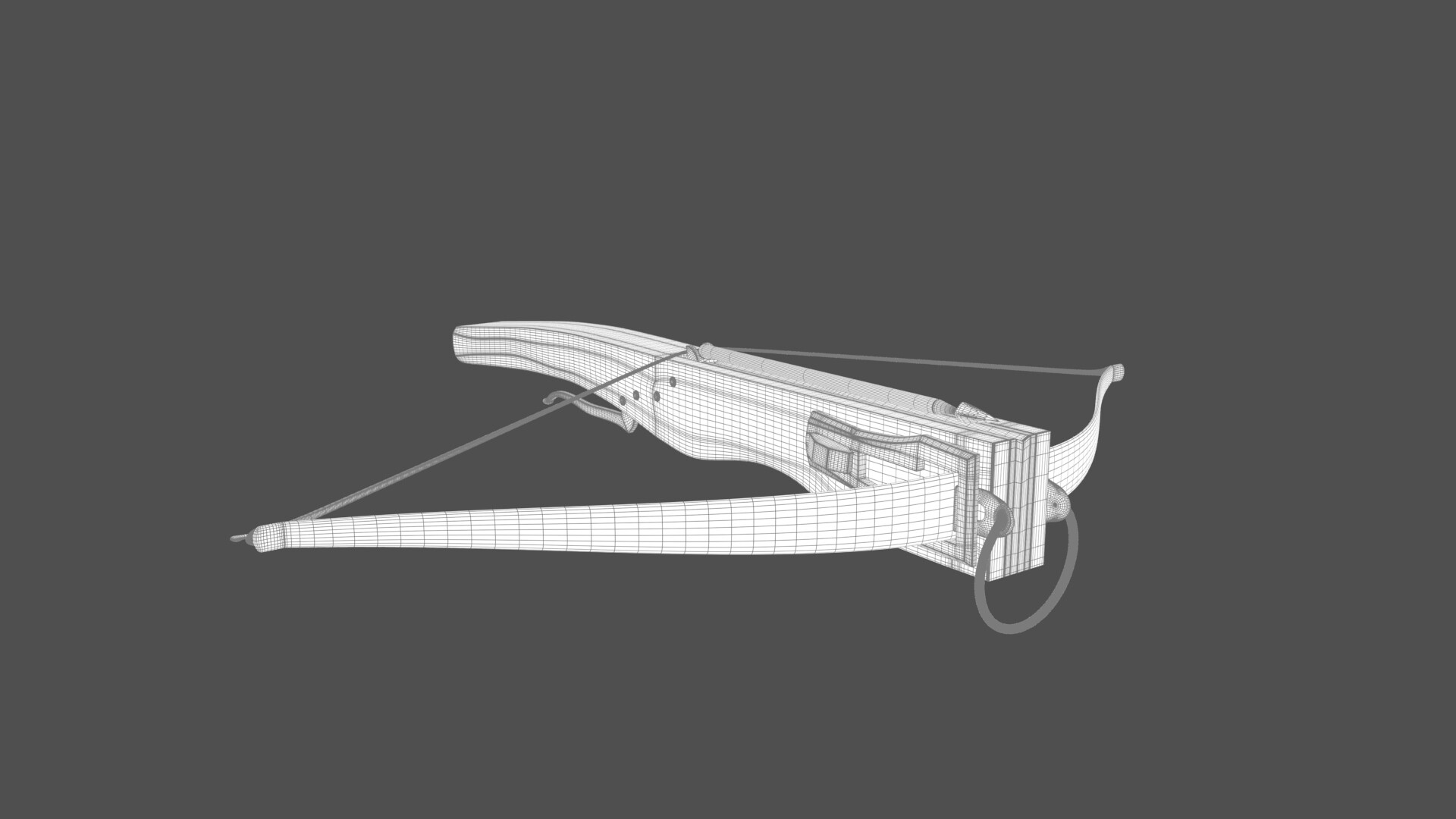 ArtStation - 3D crossbow in Maya