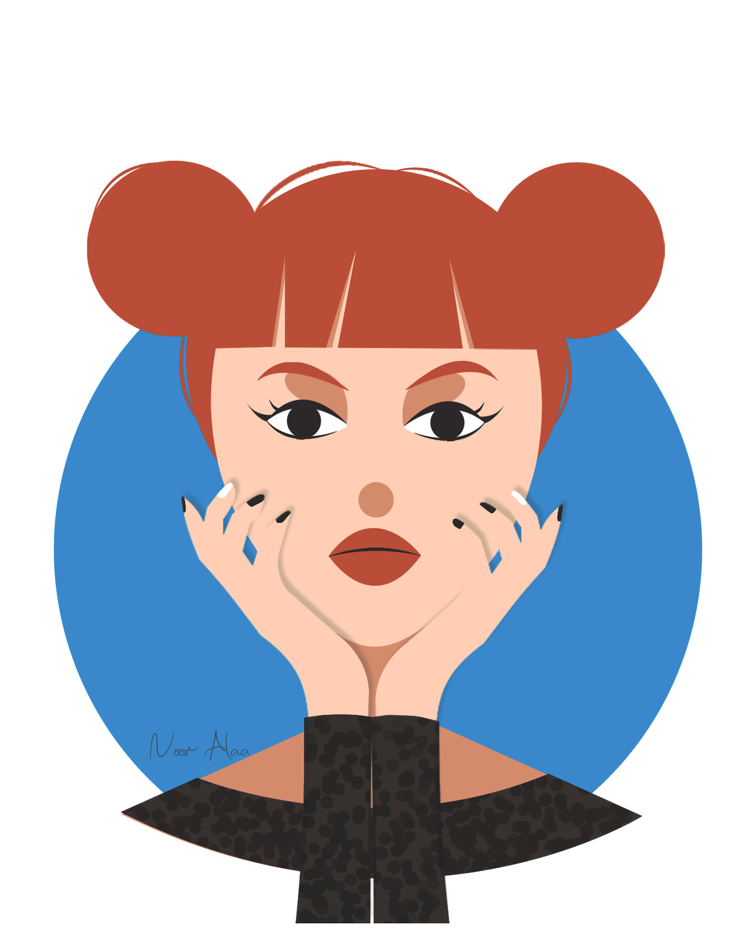 ArtStation - Flat Portrait