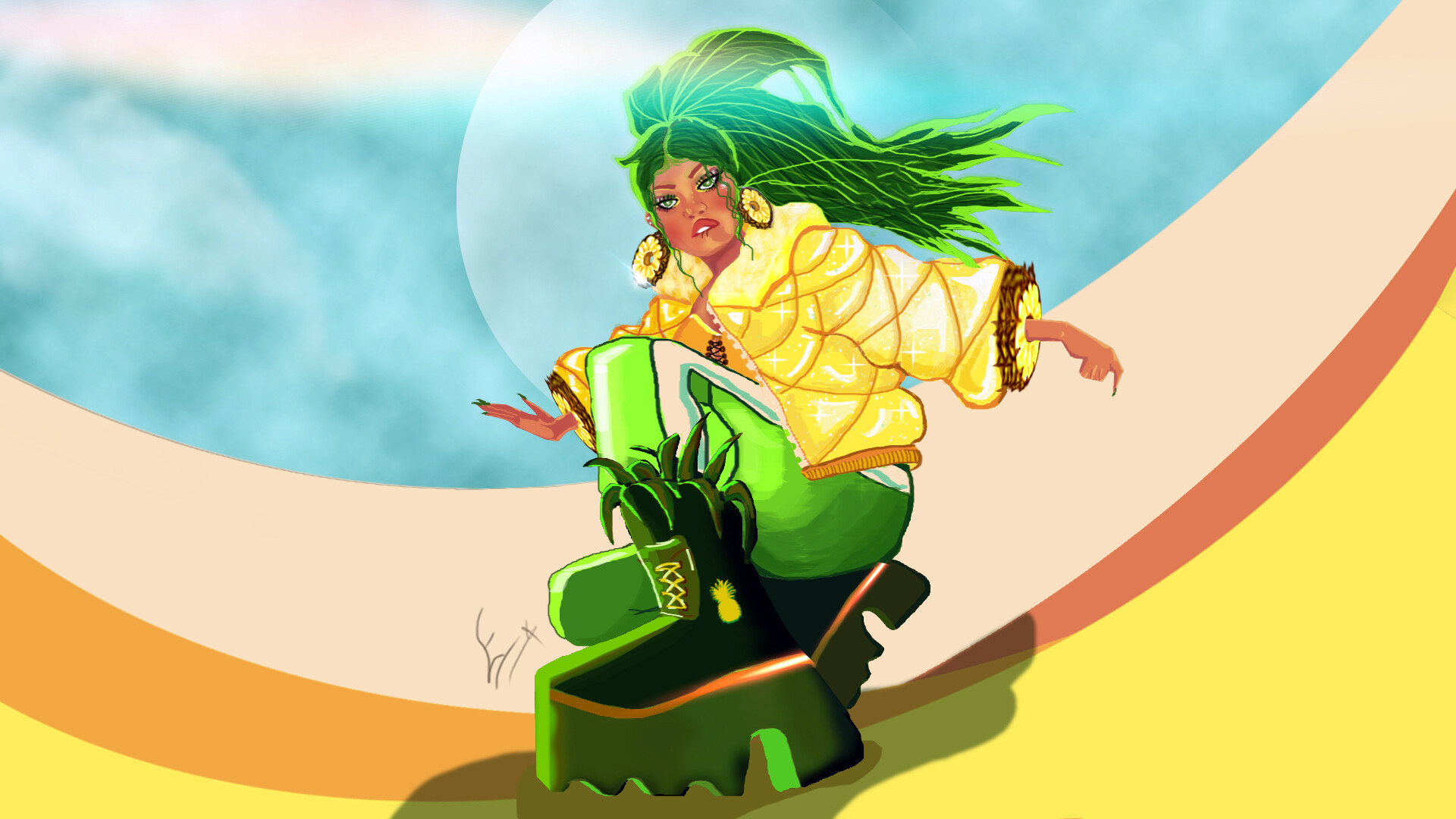 ArtStation - Pineapple girl