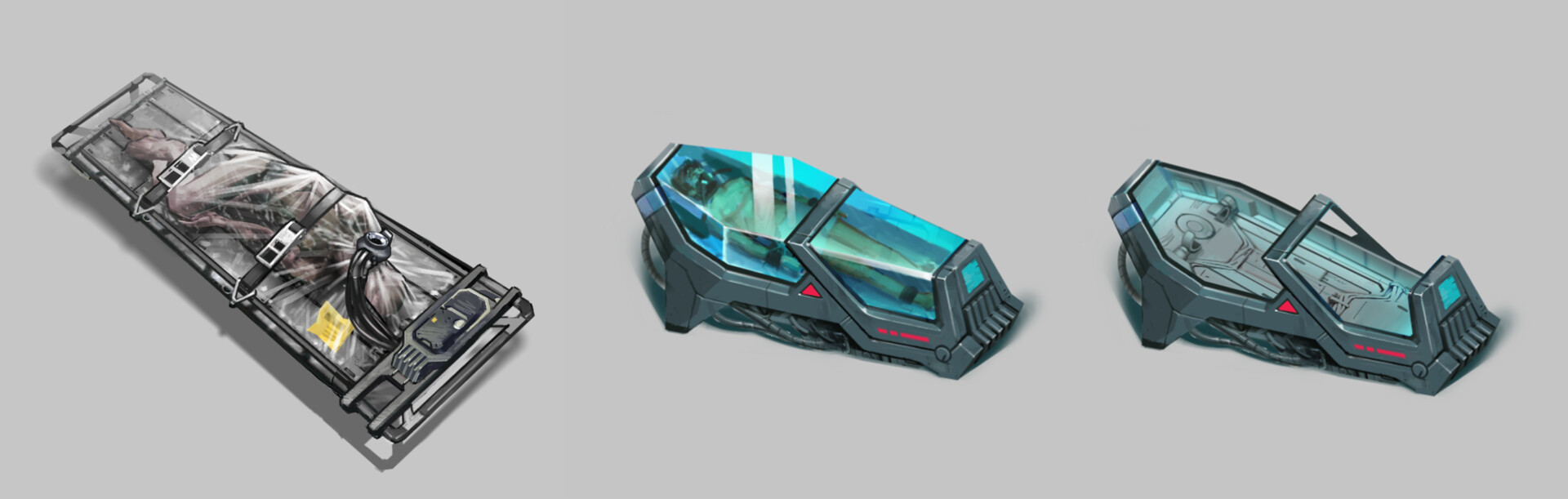 Reaction Games - Environment and prop concept art 1