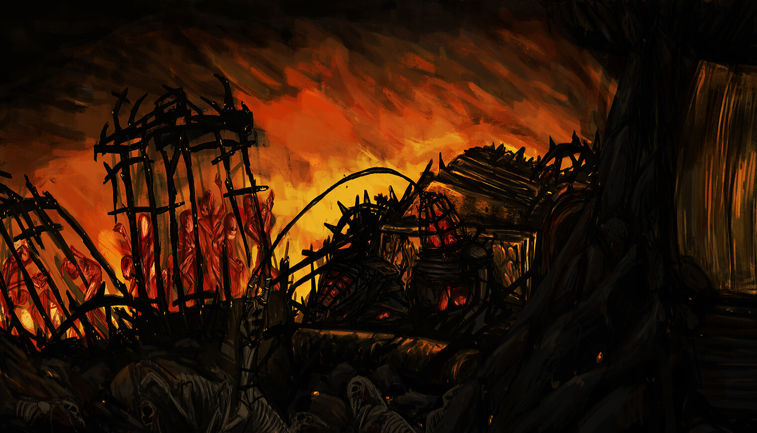 ArtStation - Ruined Carriage