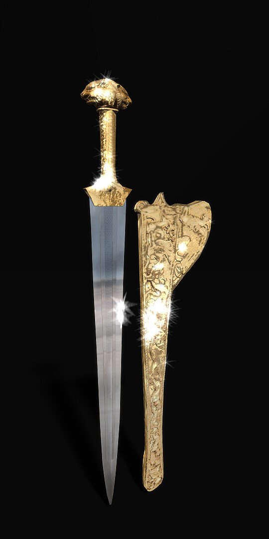 ArtStation - Scythian Noble Sword 550BC