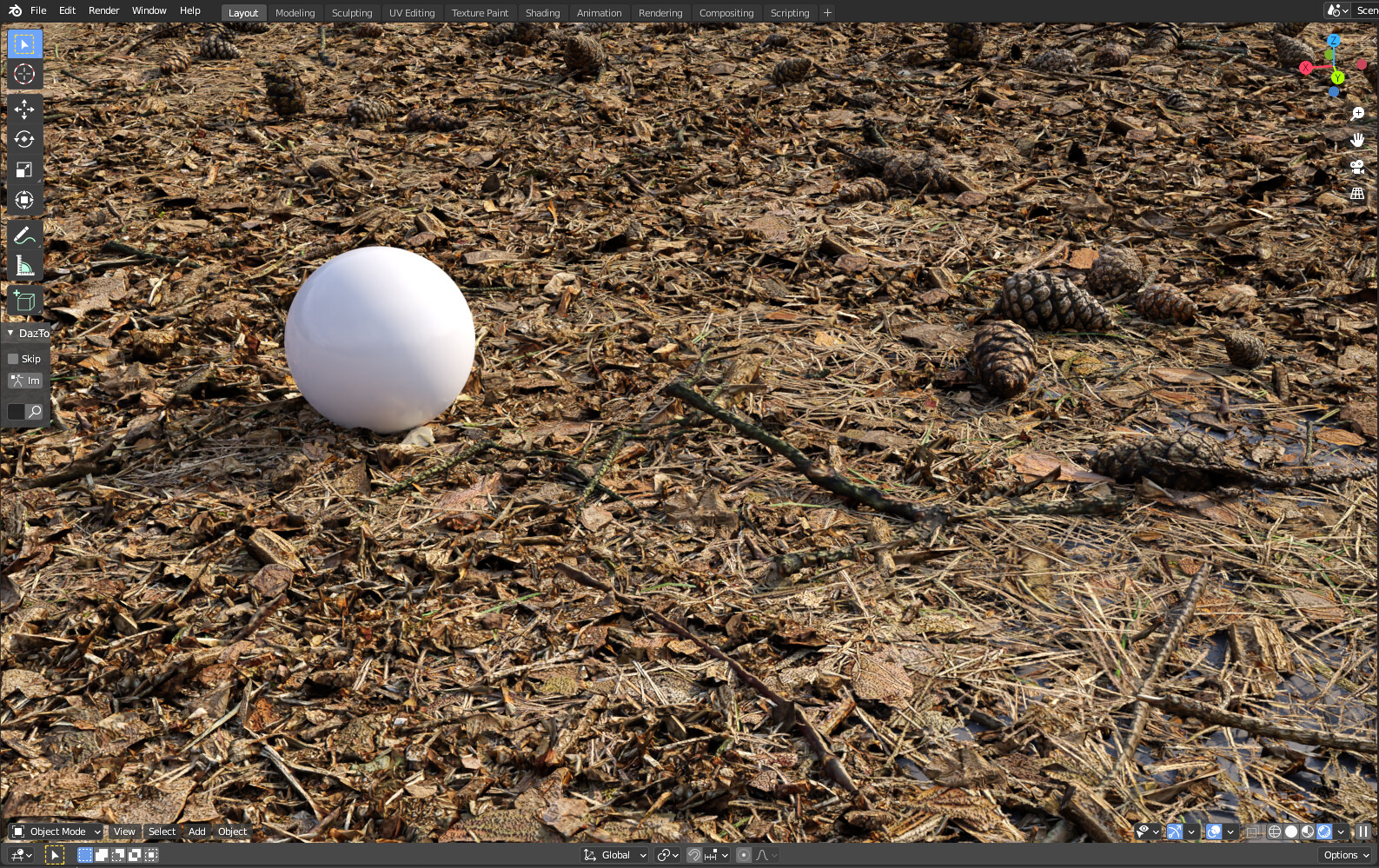 ArtStation - Geometry Nodes Blender 3D Example 03 - Pine Trees Forest ...