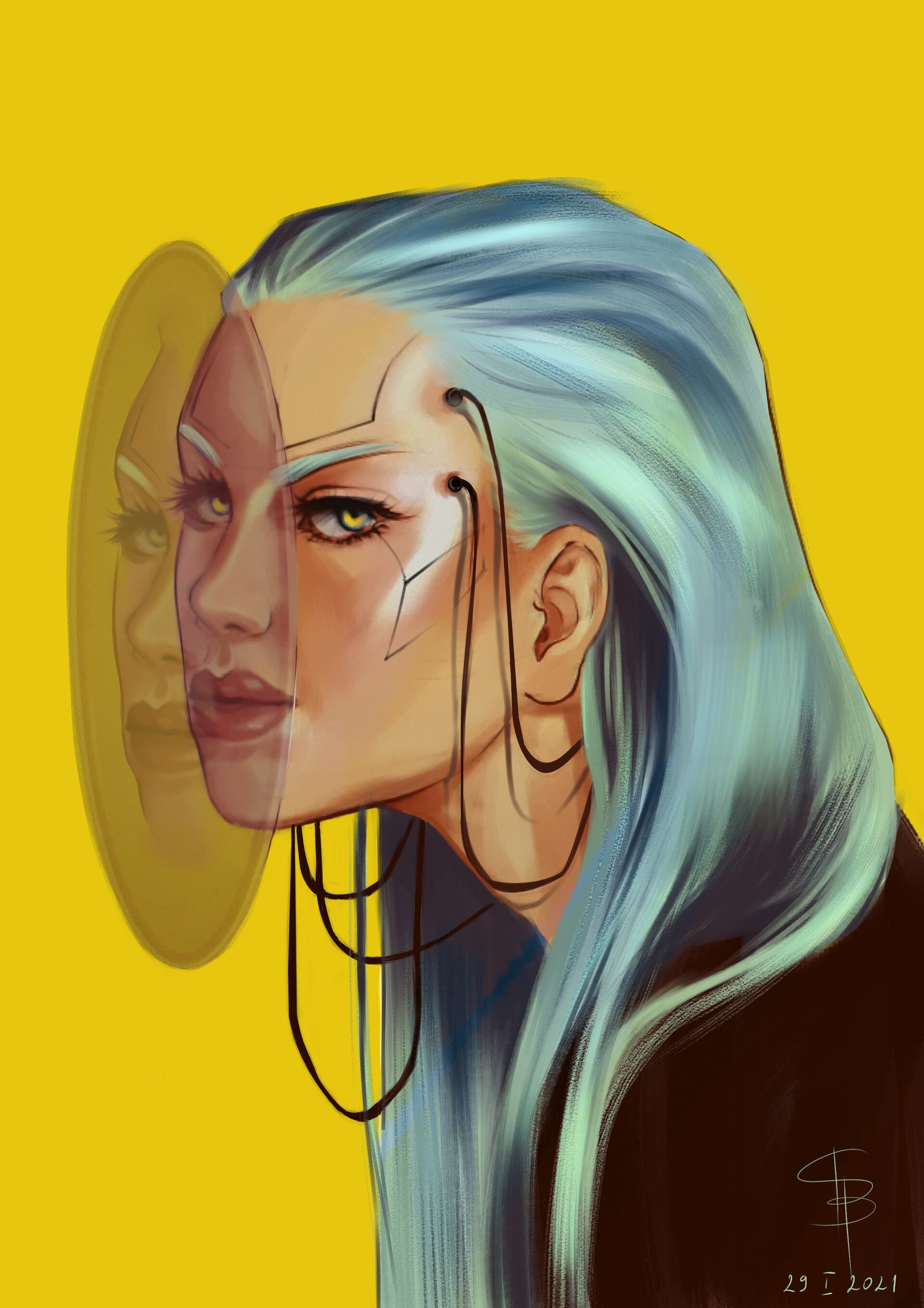 Artstation Sci Fi Concept Art Portrait 