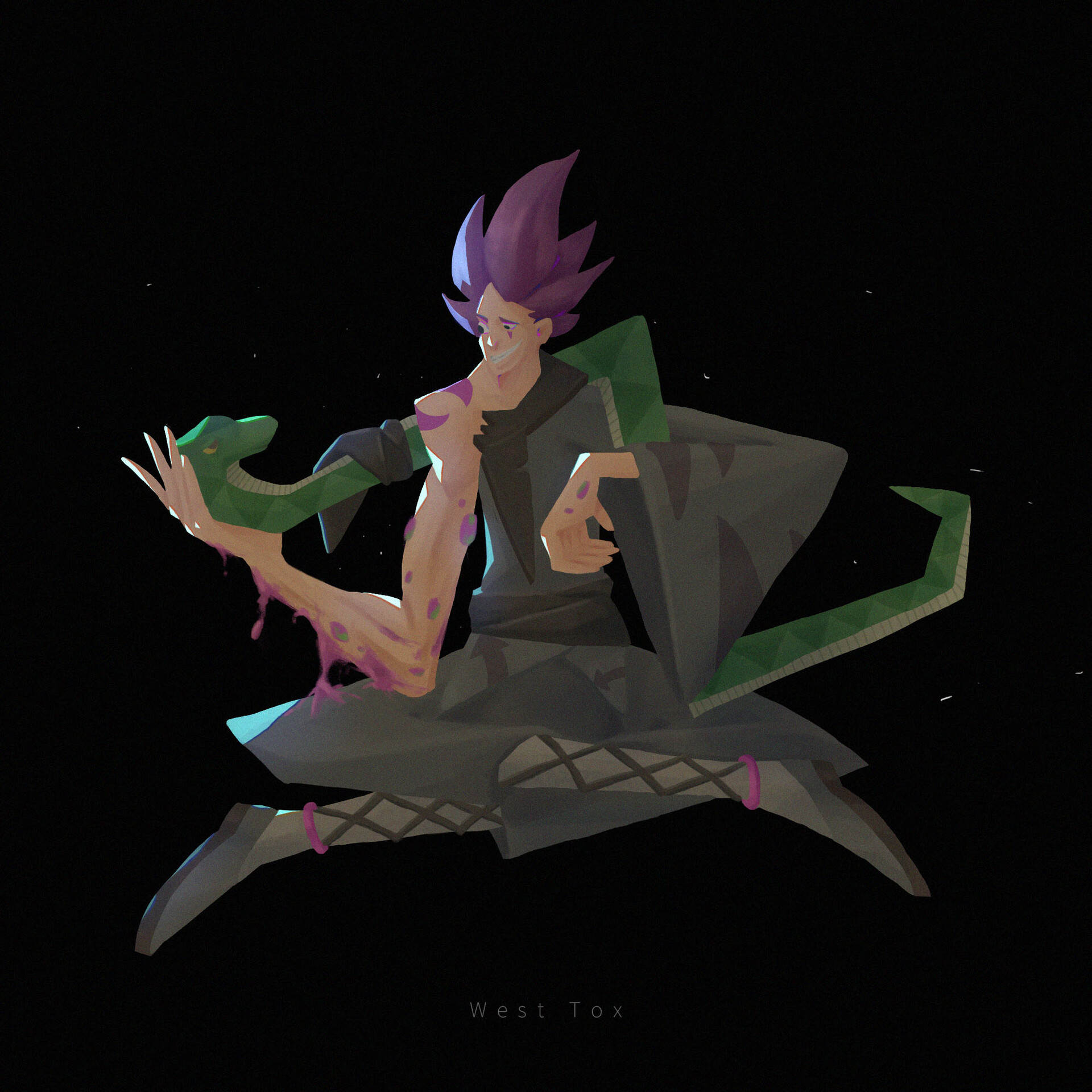 DexMax - Legend of Condor Hero's character - West Tox OuYang Feng