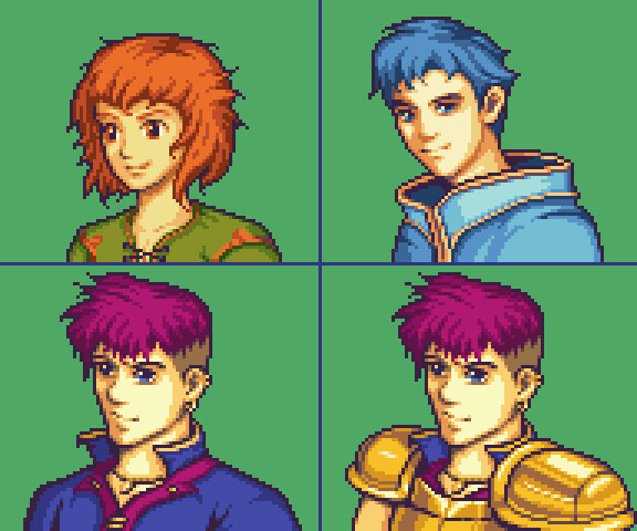 Sander van Beek - Fire Emblem: The Lonely Mirror portraits