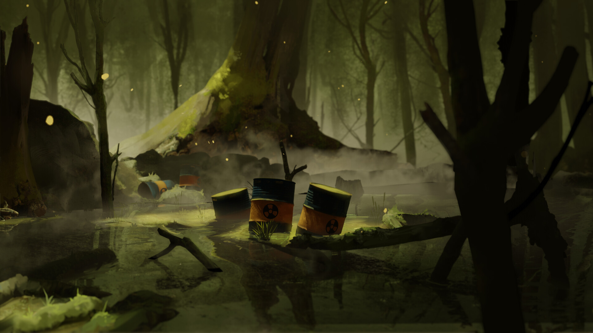 ArtStation - Swamp Scene