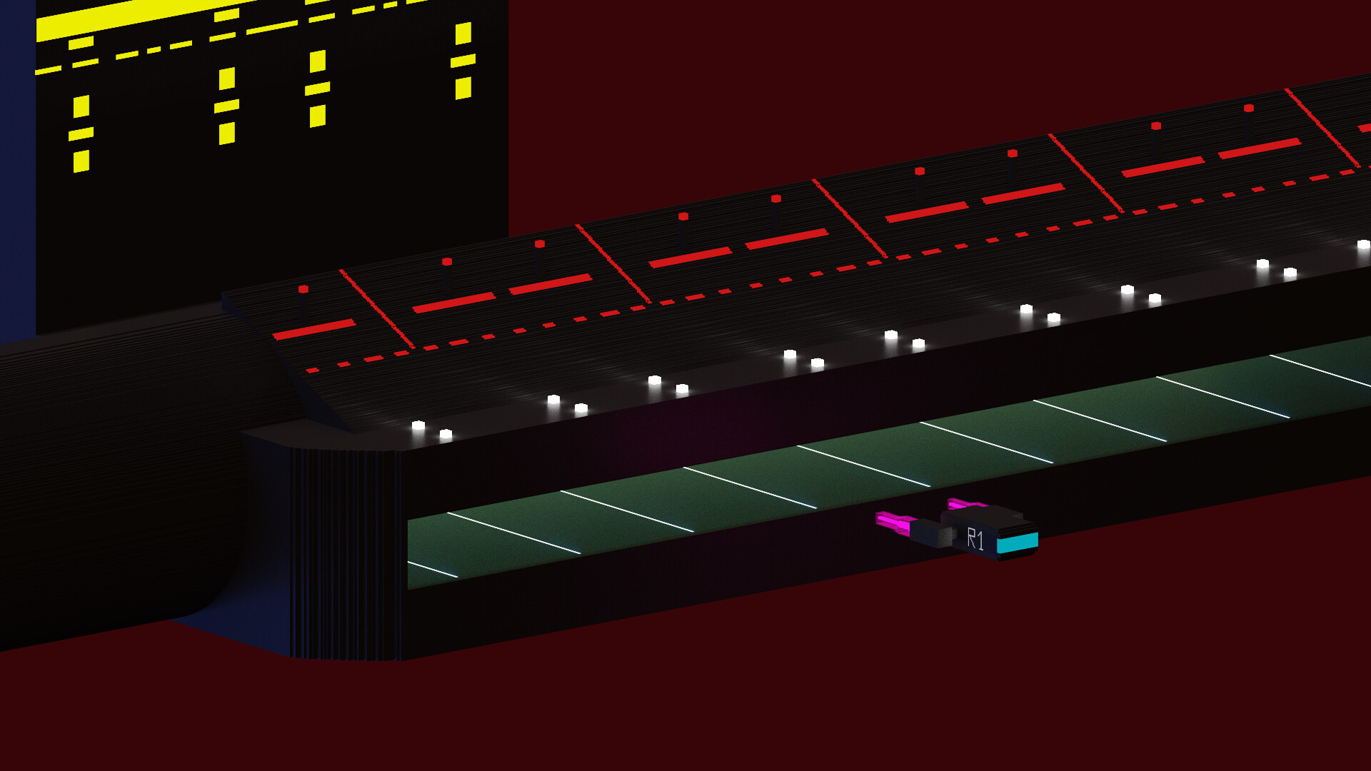 ArtStation - Voxel space trade hub