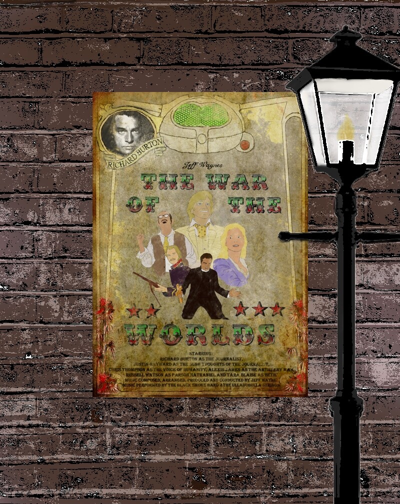 ArtStation - Putting my War of the worlds fan poster in a scene.