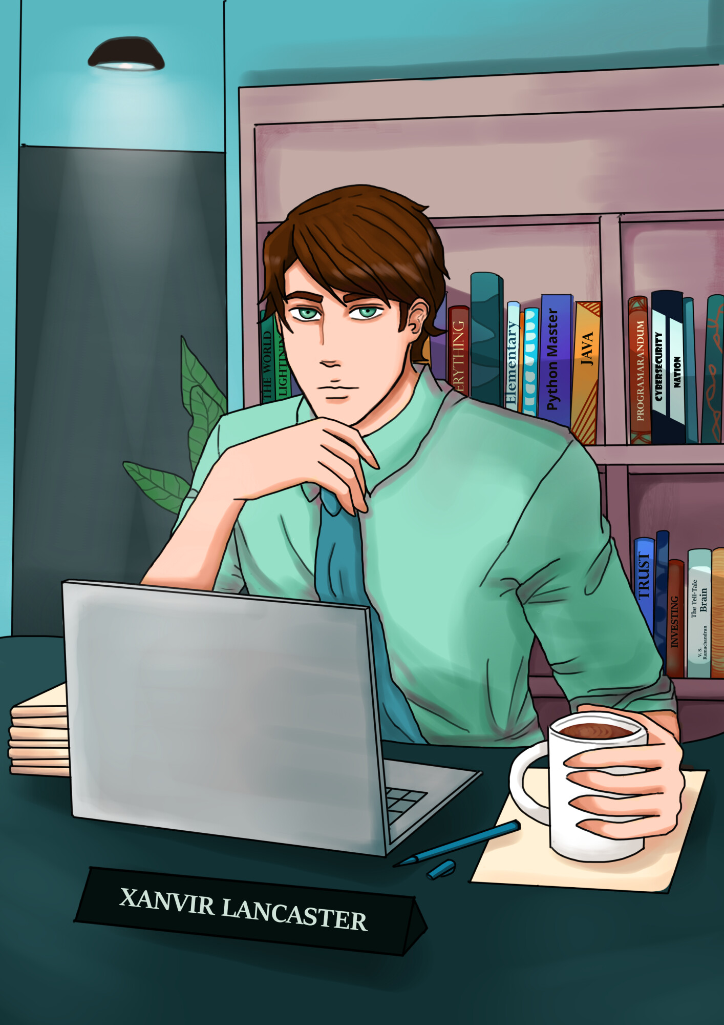 ArtStation - In The Office - Programmer