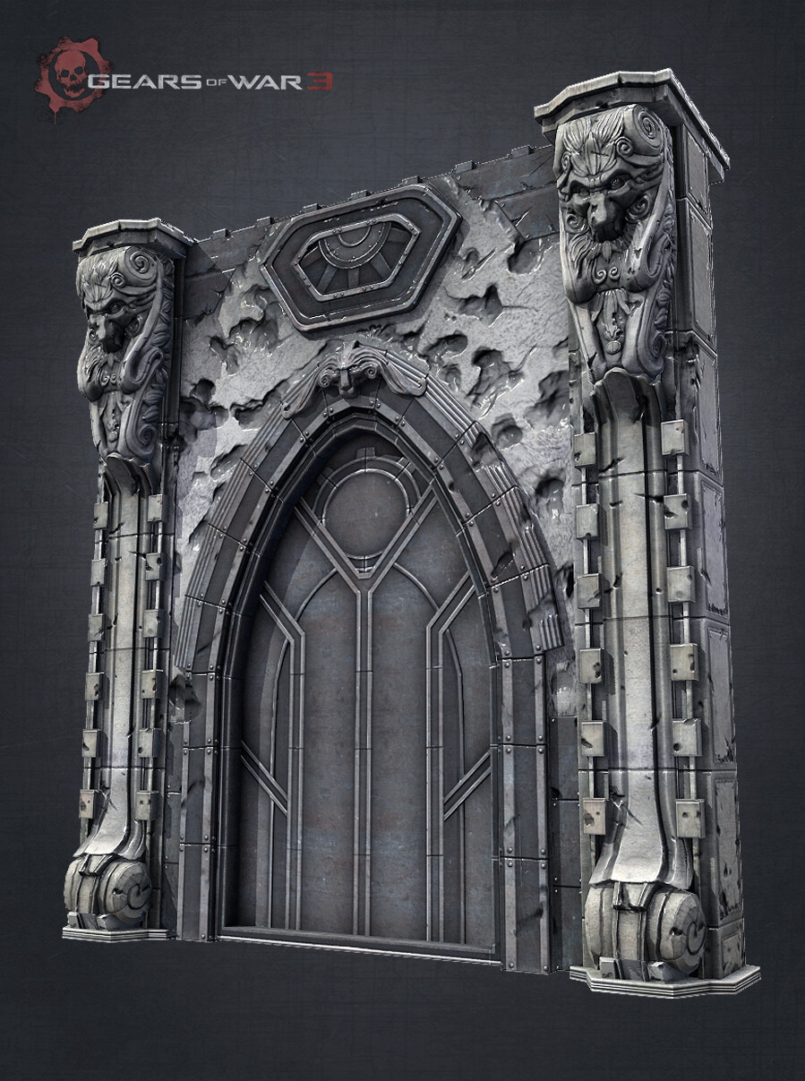 ArtStation - Gears of war Prop