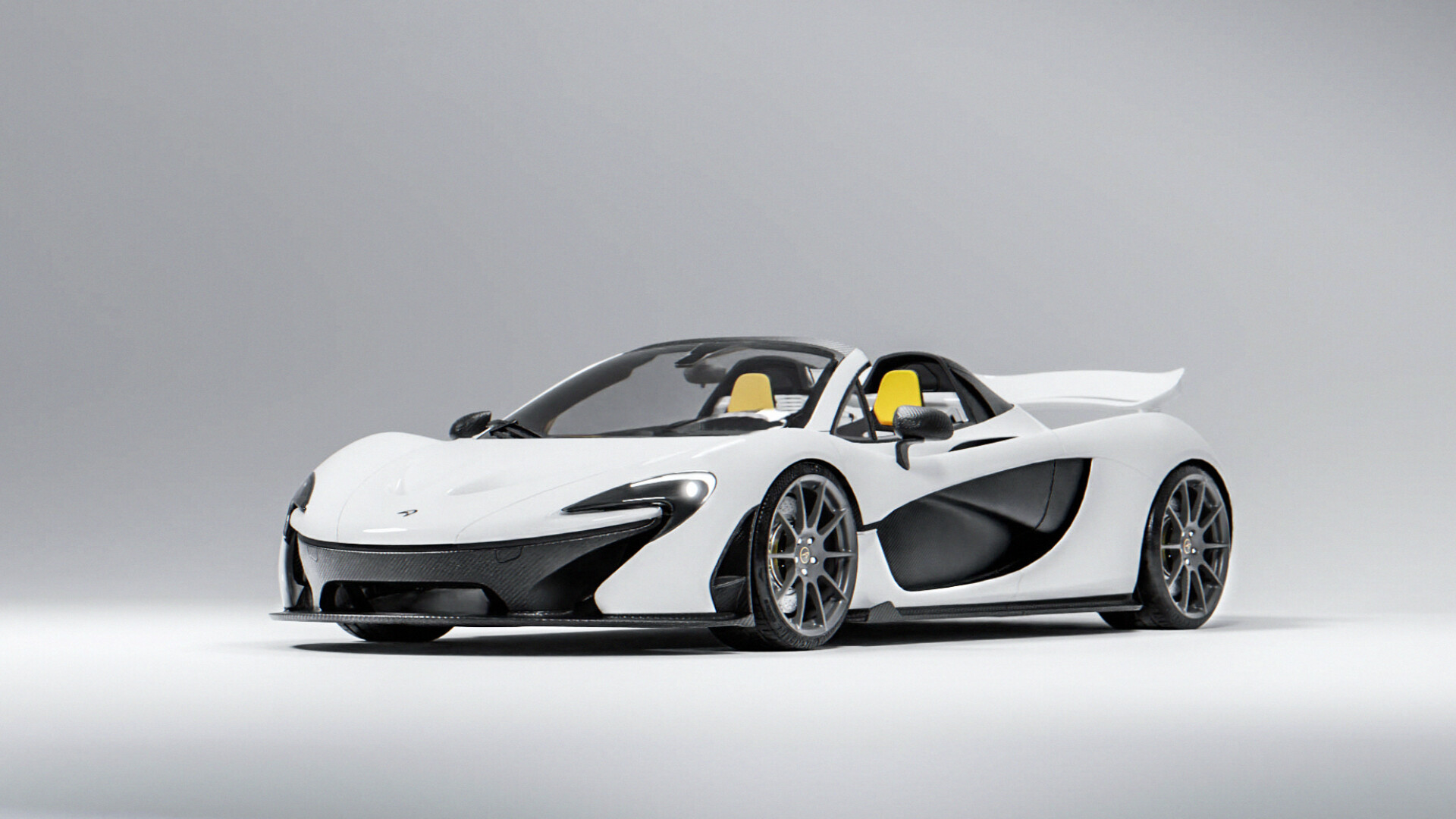Mclaren P1 White Wallpaper