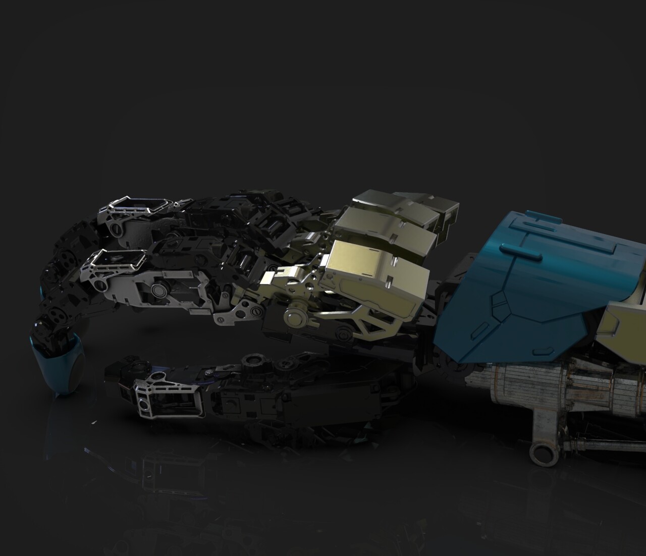 ArtStation - Kitbash Robot Hand