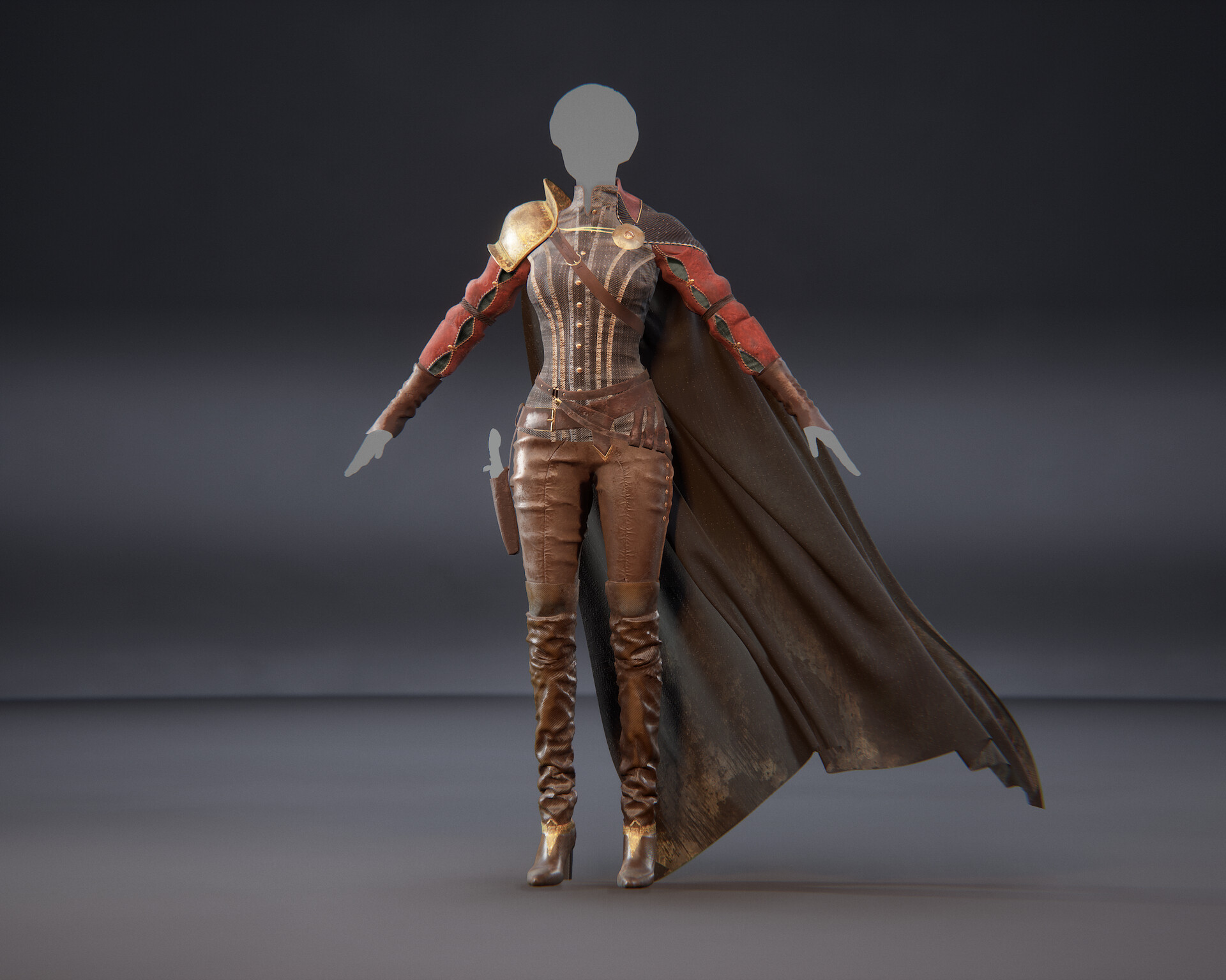 ArtStation - Female with Cloak
