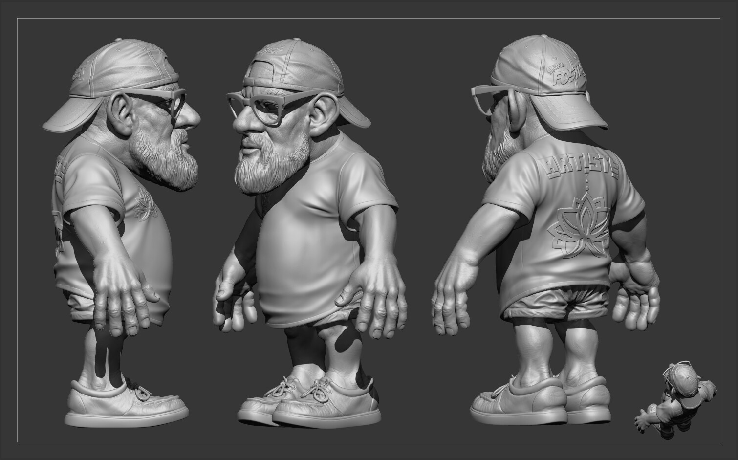 ArtStation - Beardo Character Sculpt