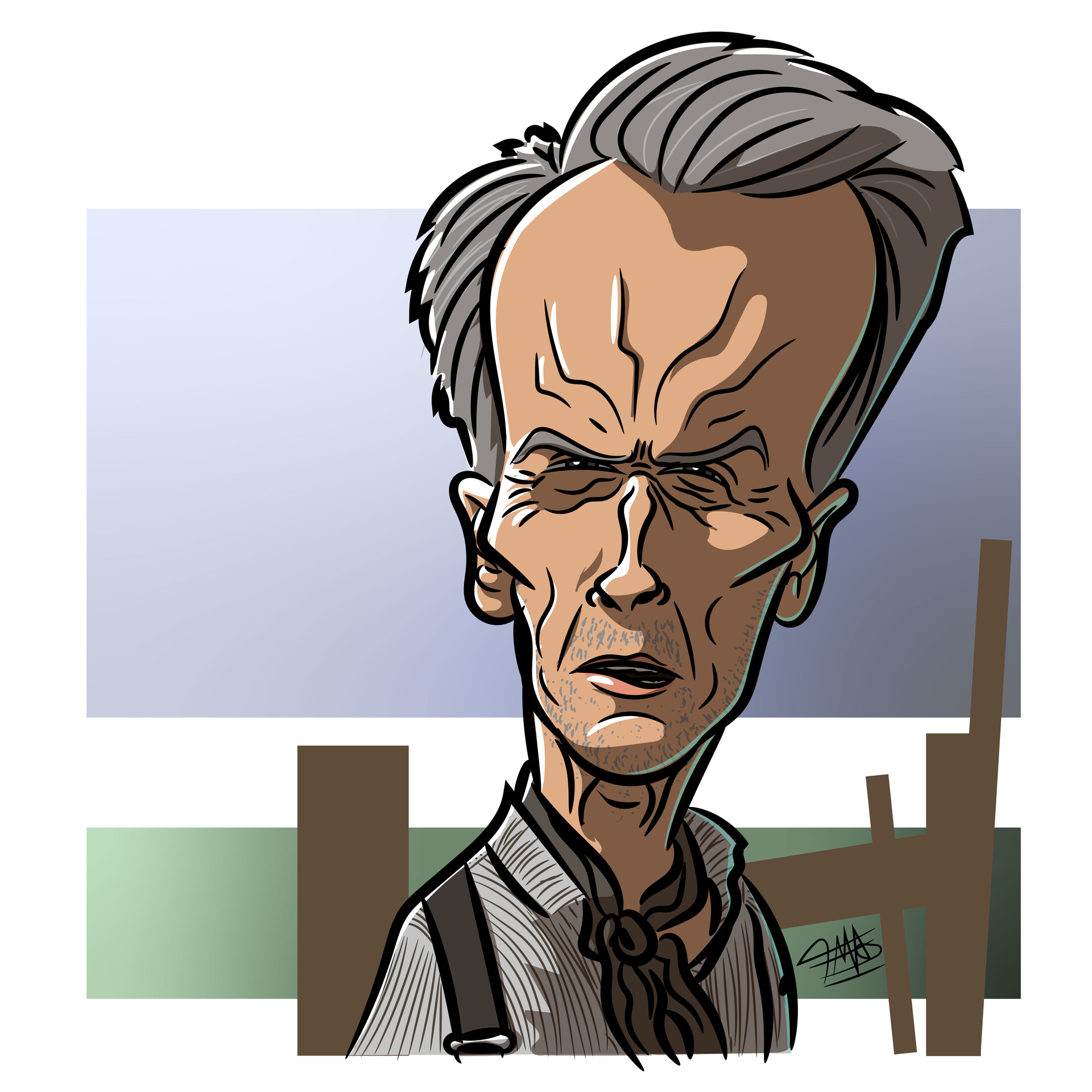 ArtStation - Clint Eastwood is Will Munny