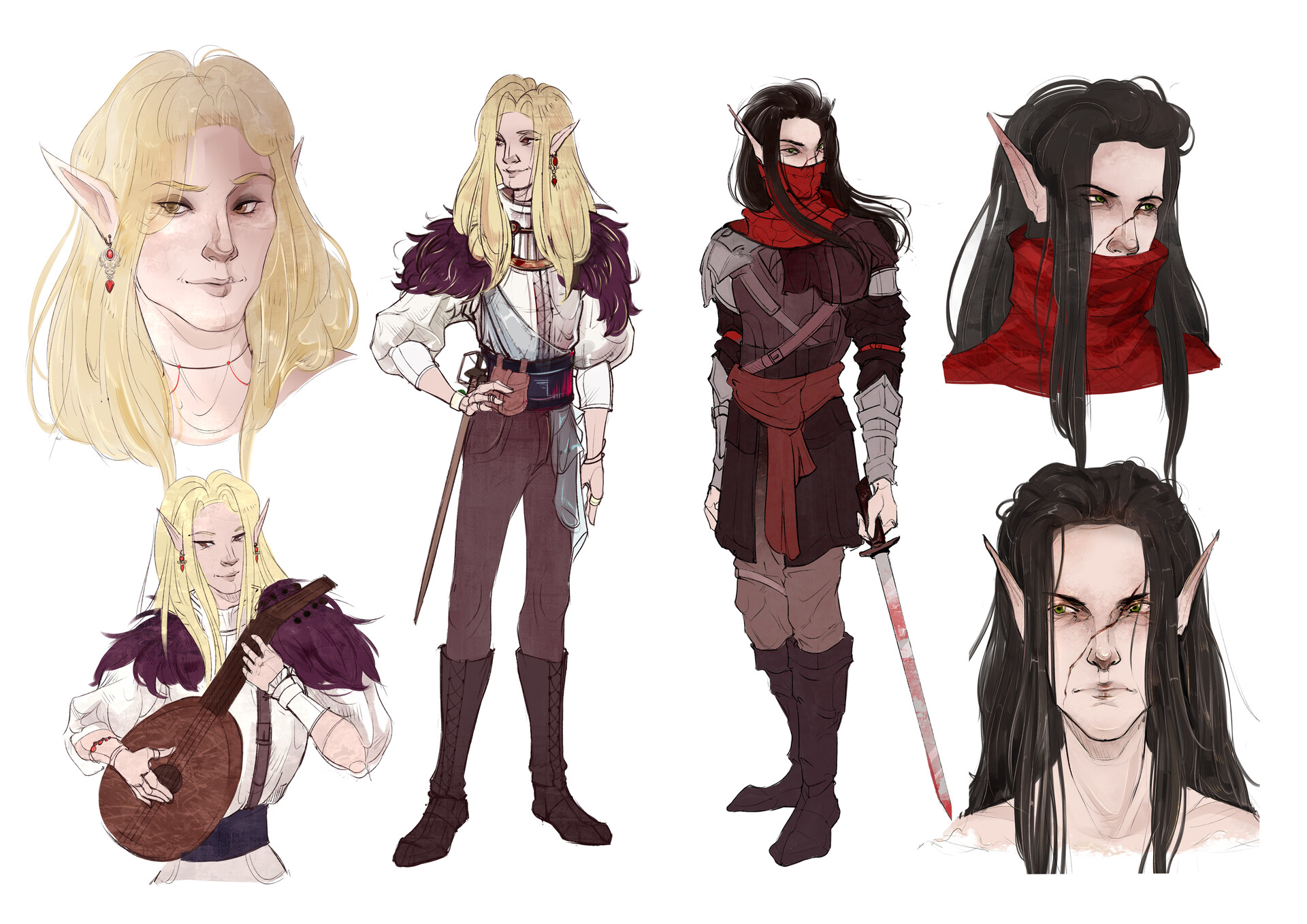 ArtStation - Arael and Aelar