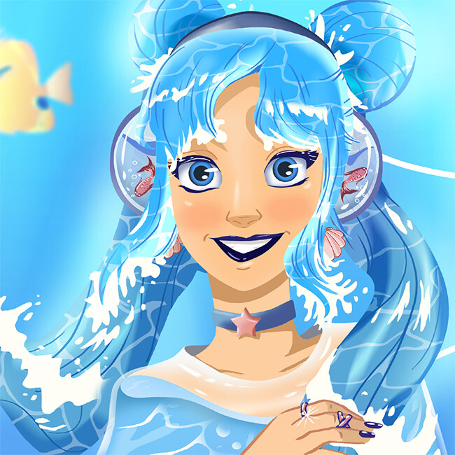 ArtStation - Water Girl