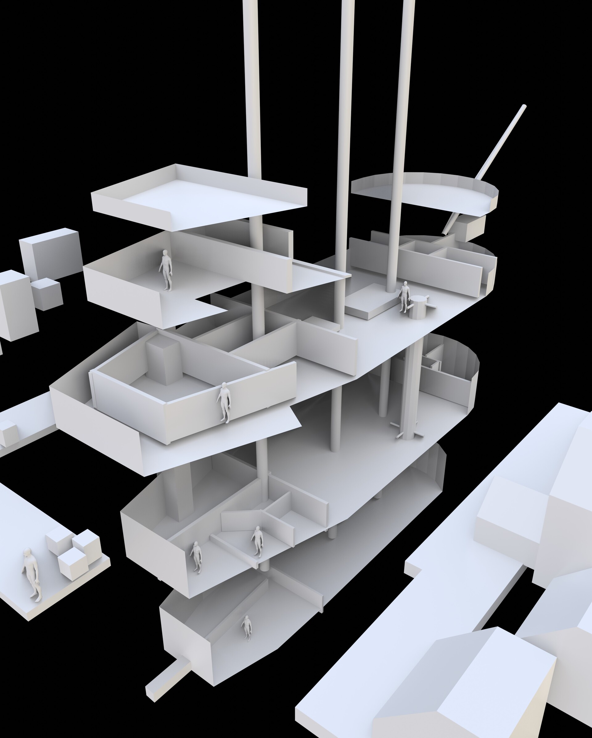 James Patel - The Grand Shanty : Interior cutout