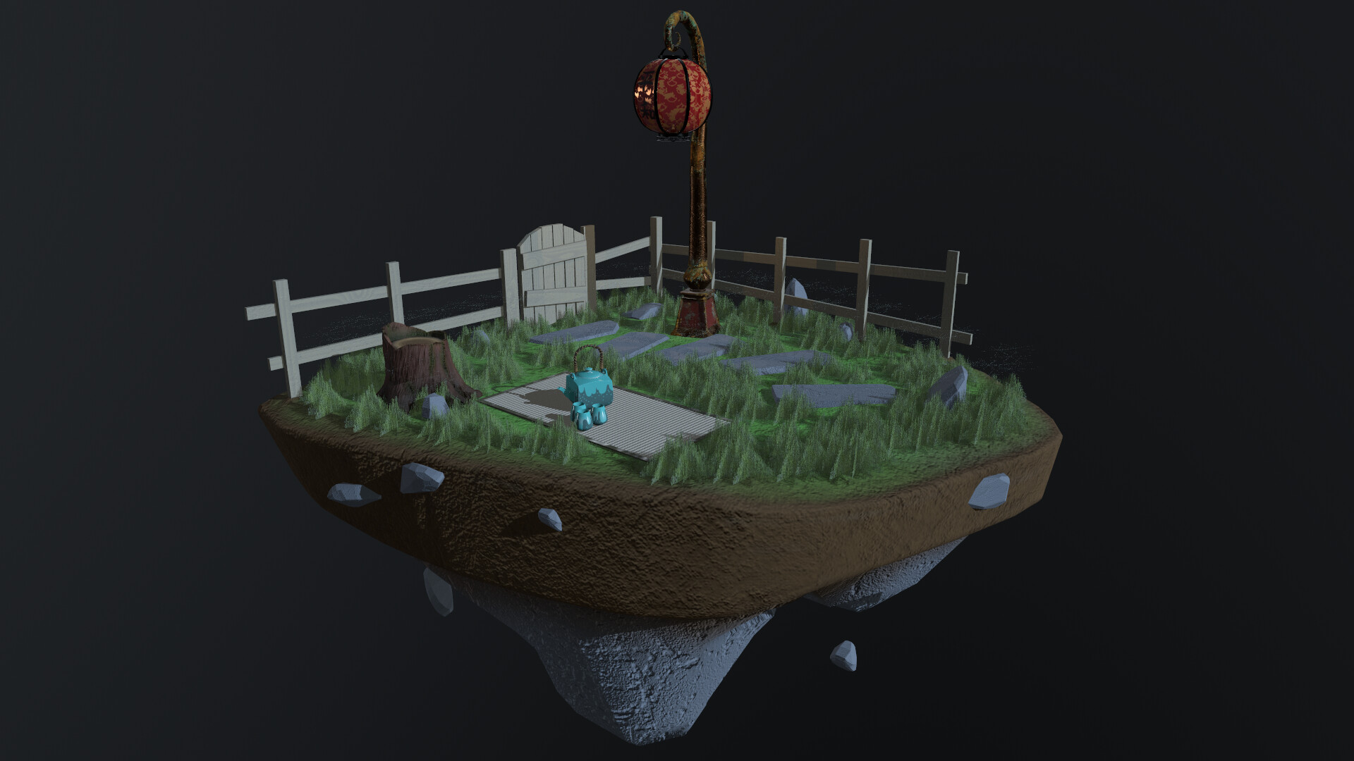 ArtStation - small sneery - tea spot