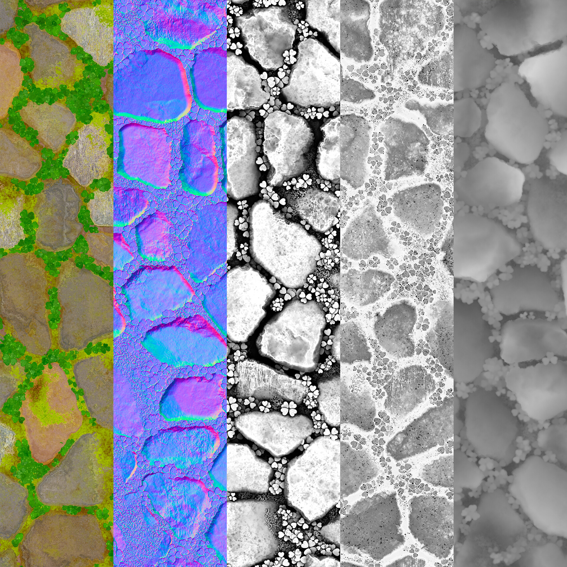 Mikhail Kuzmin - Cobblestone Substance Designer