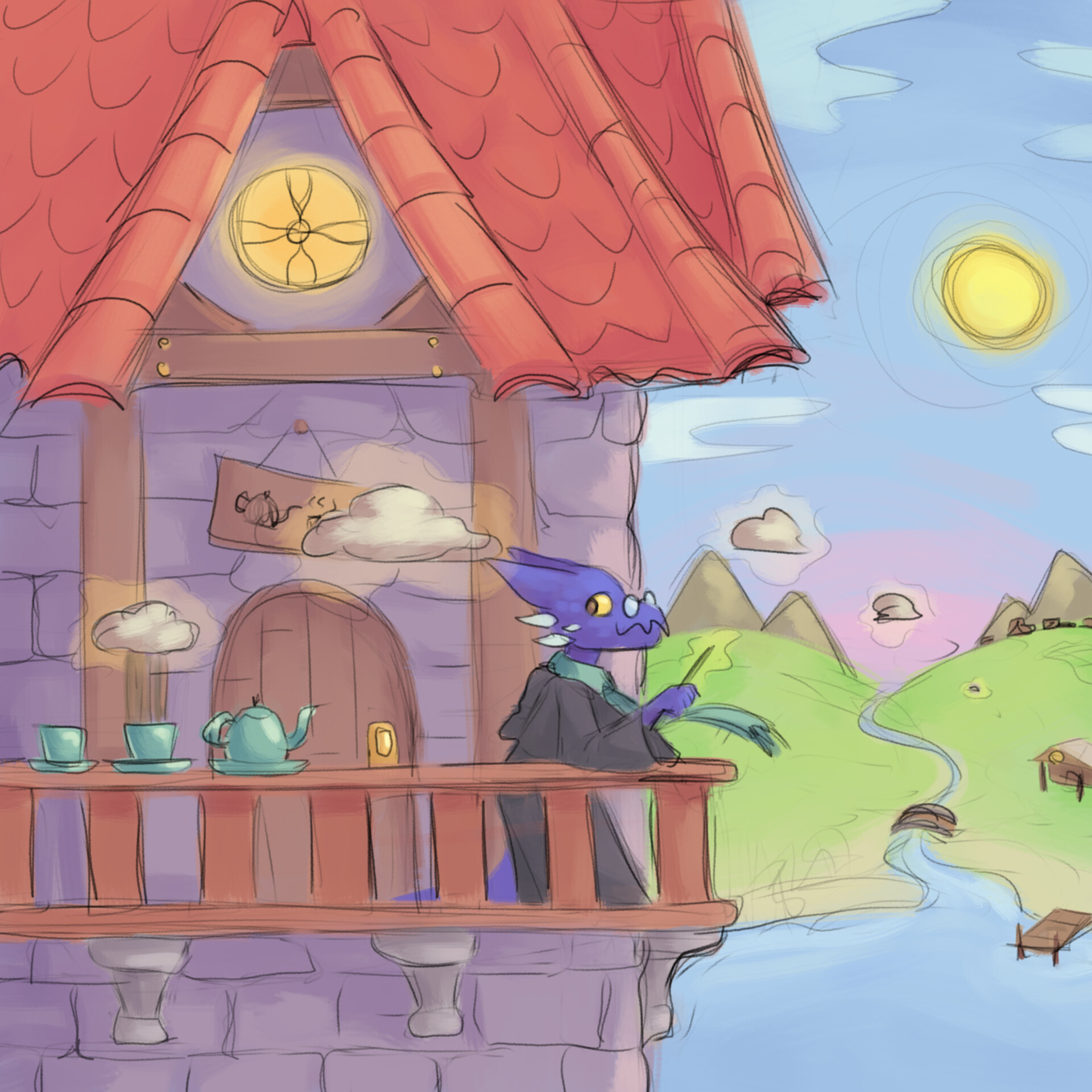 ArtStation - Kobold Tea Wizard