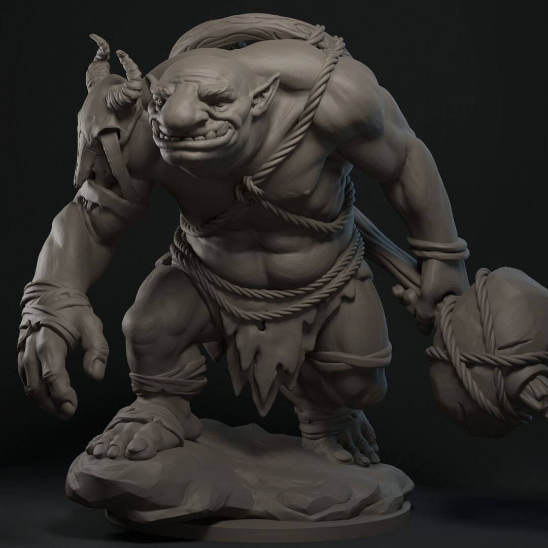 ArtStation - Wicked Troll - Miniature