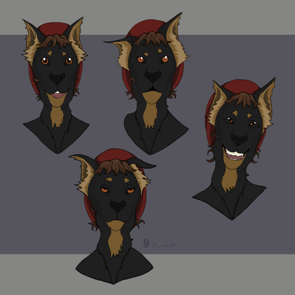 Dog Human Hybrid Sculpture